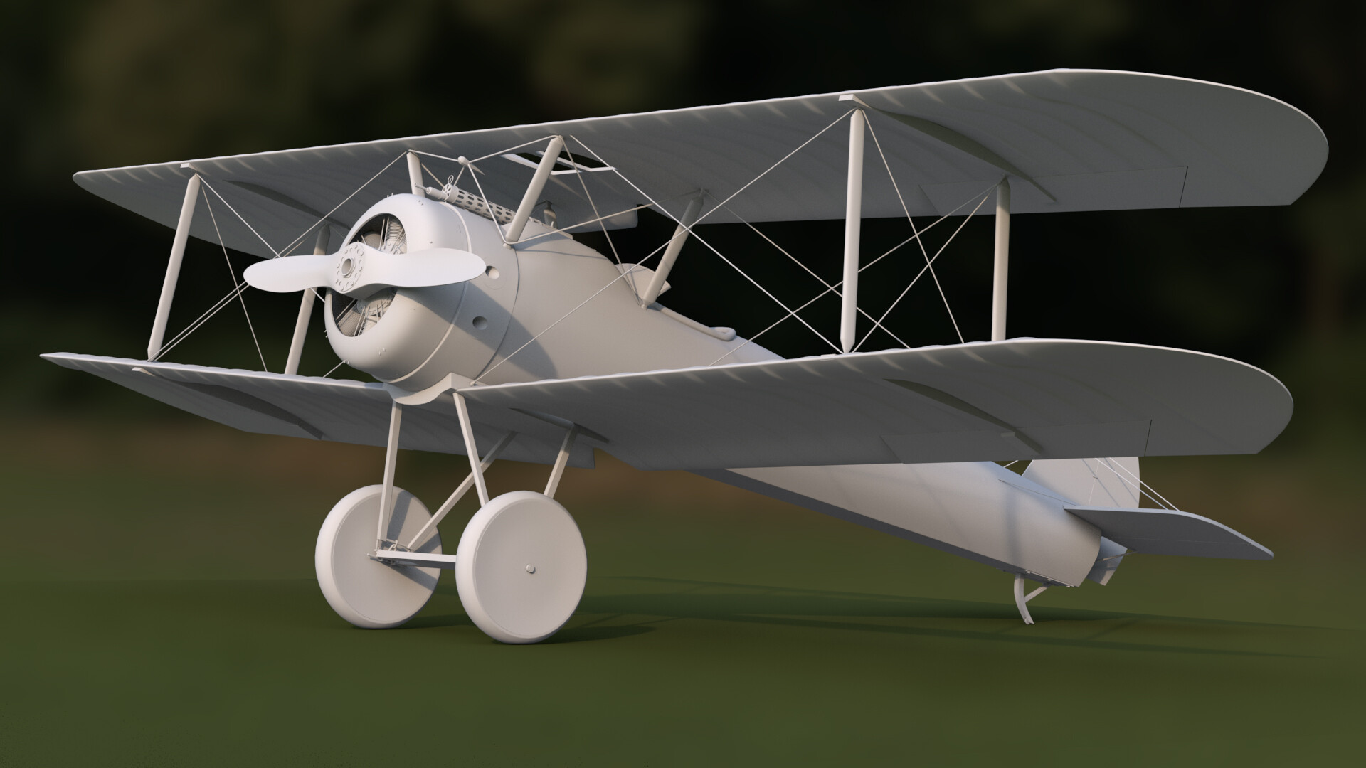 ArtStation - WW1 plane