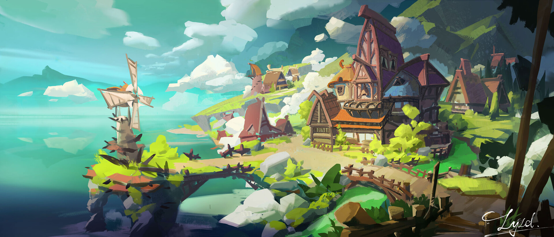 ArtStation - Small town