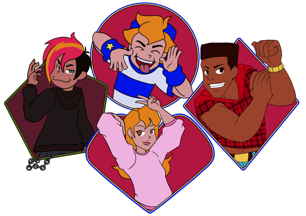 Sky Saludes - SpeedRun Character Cutouts