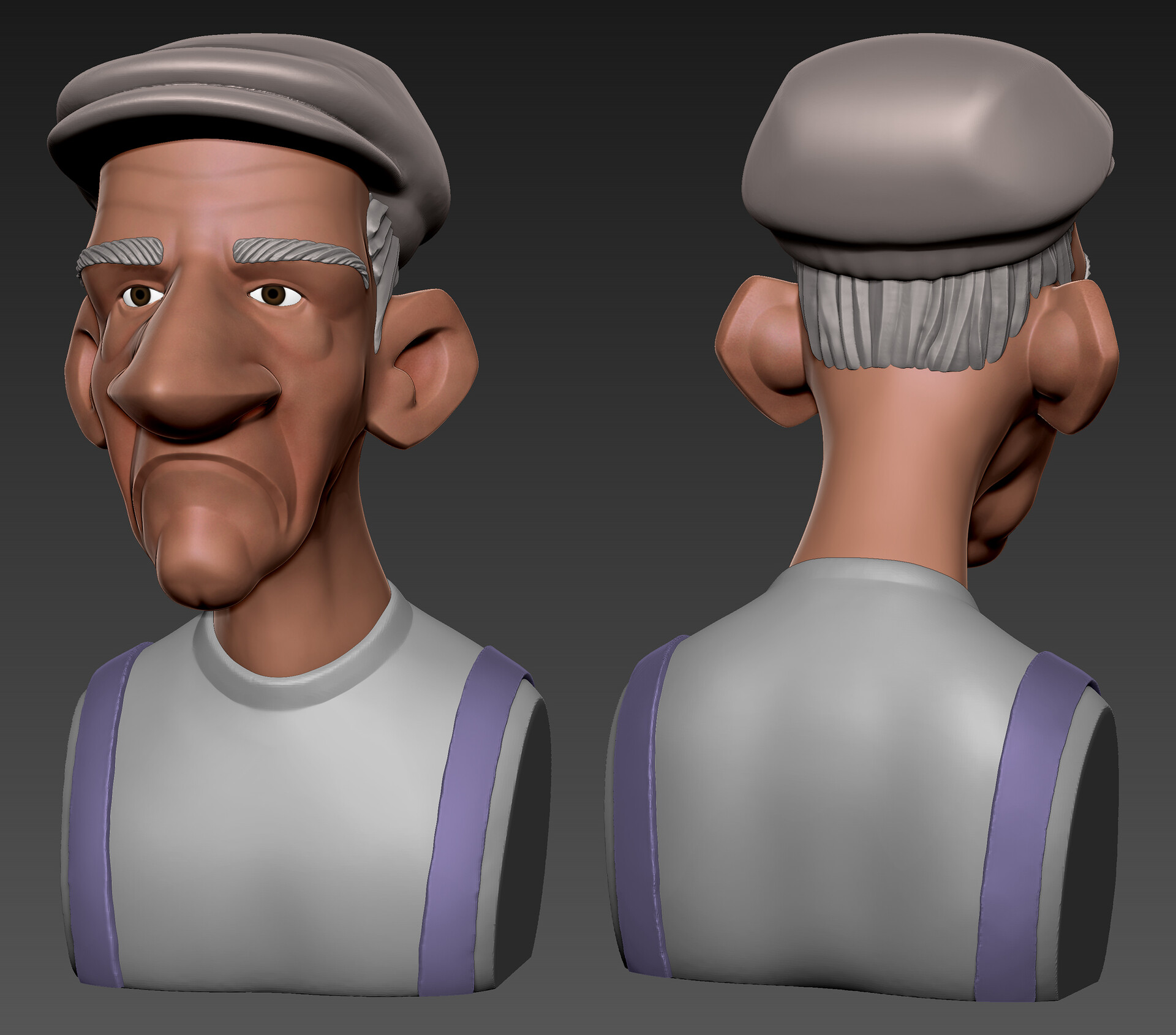 Stalin M - Stylized 3D Character Old Man