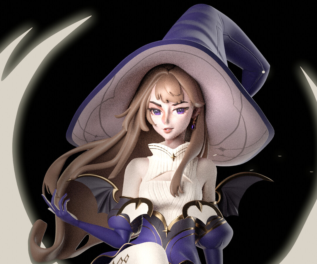 ArtStation - BAT WITCH by Steve Zheng