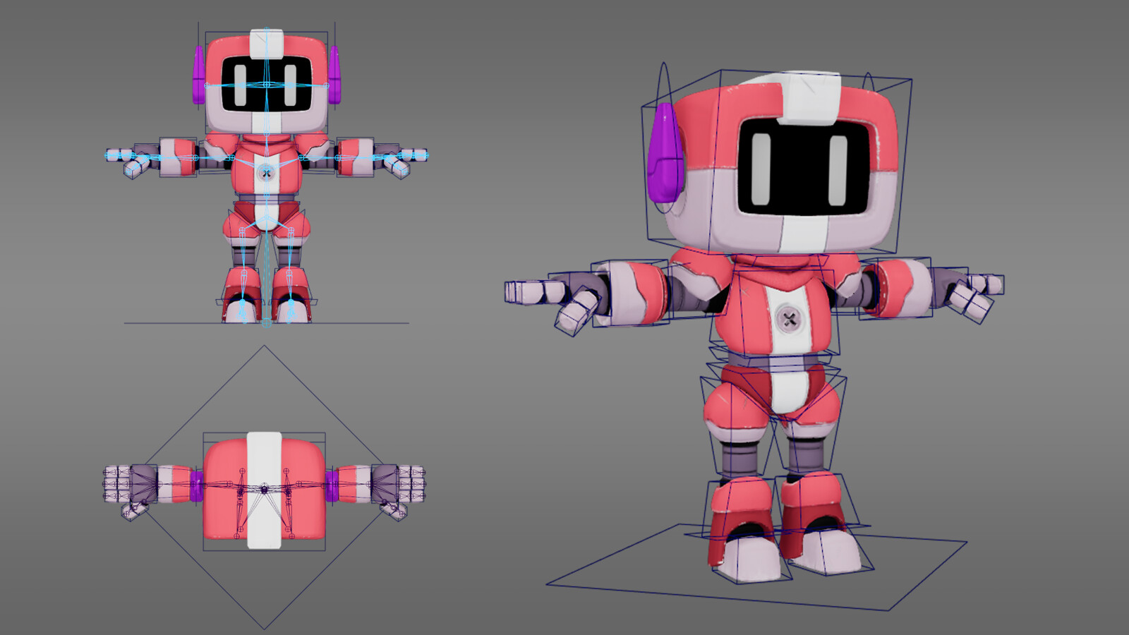 ROUSSEL Fabien - Jammo (Mix and Jam) - 3D Rig and Animation