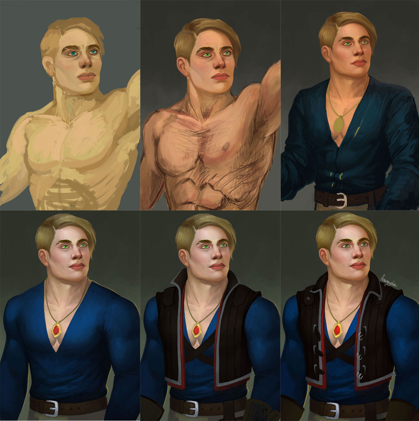 ArtStation - art process