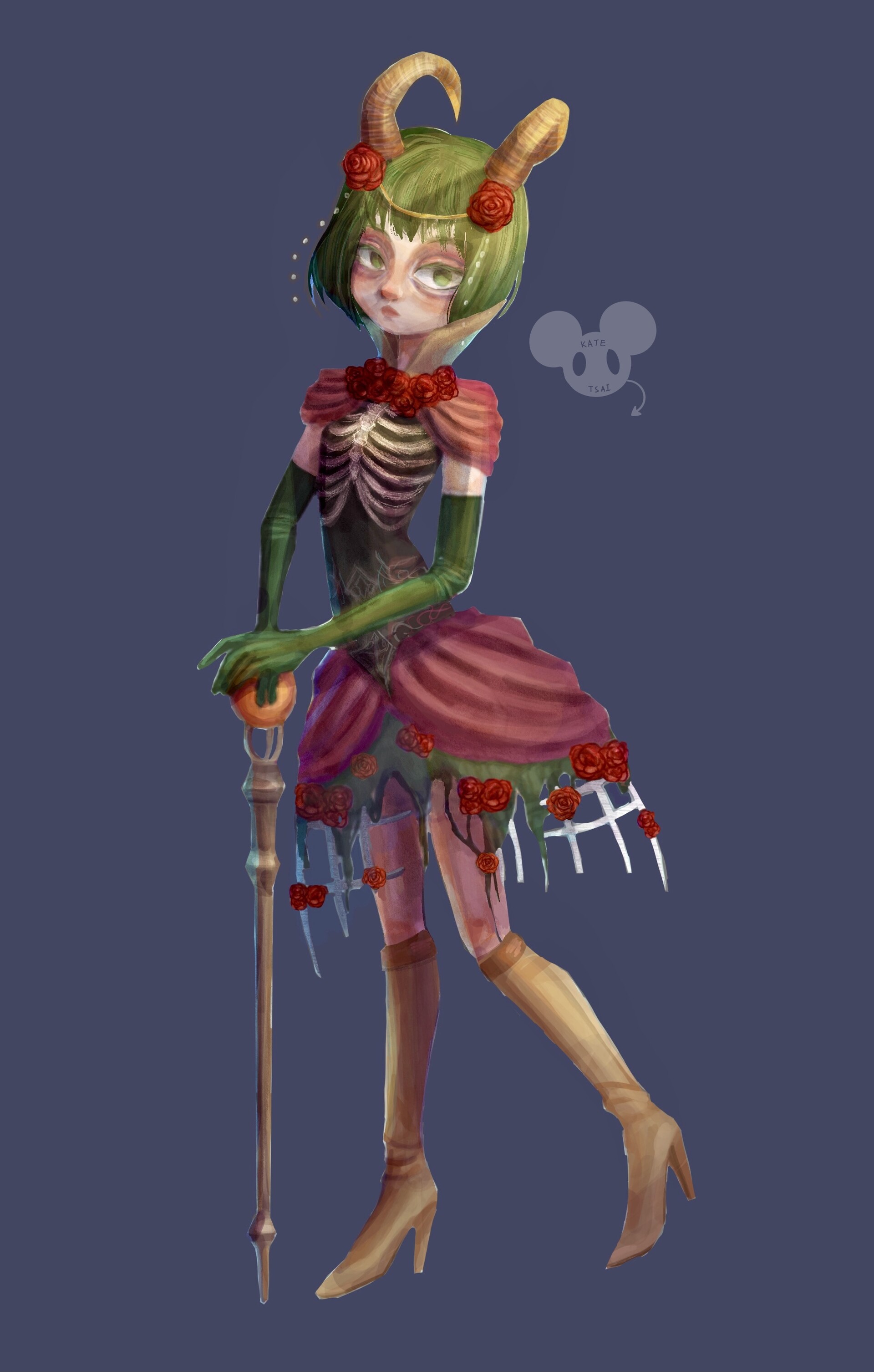 ArtStation - Character Design - Erins (Victorian Mage)