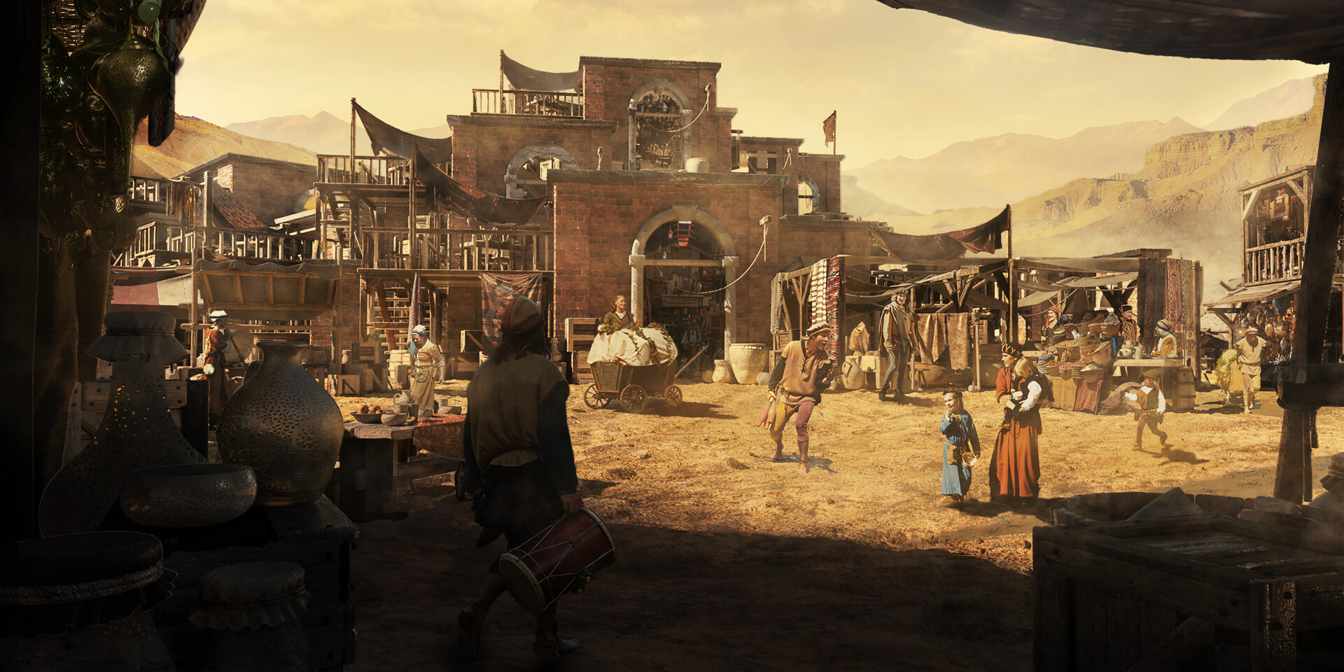 ArtStation - 【Medieval Market】