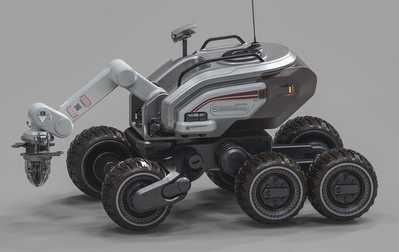 ArtStation - SHANGHAI ASTRONOMY MUSEUM - Journey to Mars - Quarrying ...