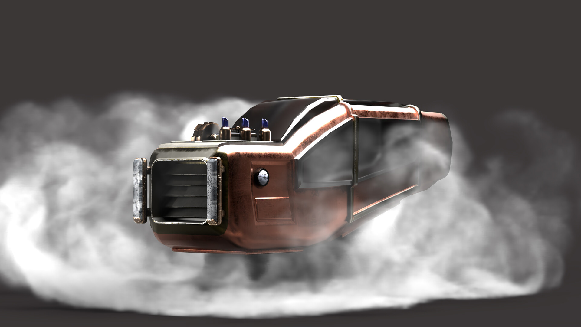 ArtStation - Steampunk Hover Bike