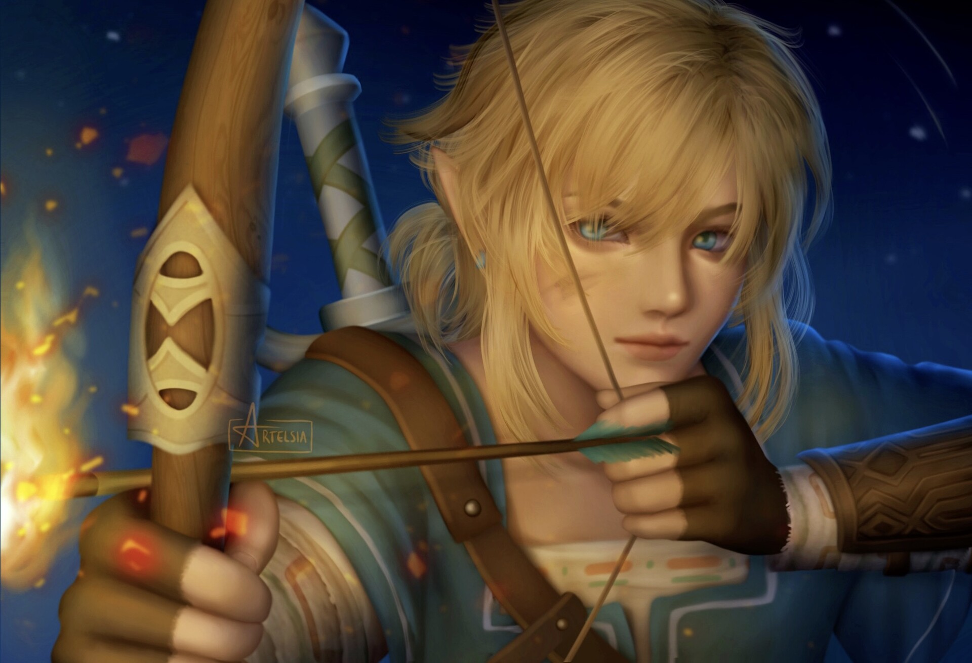 ArtStation - Link - BOTW