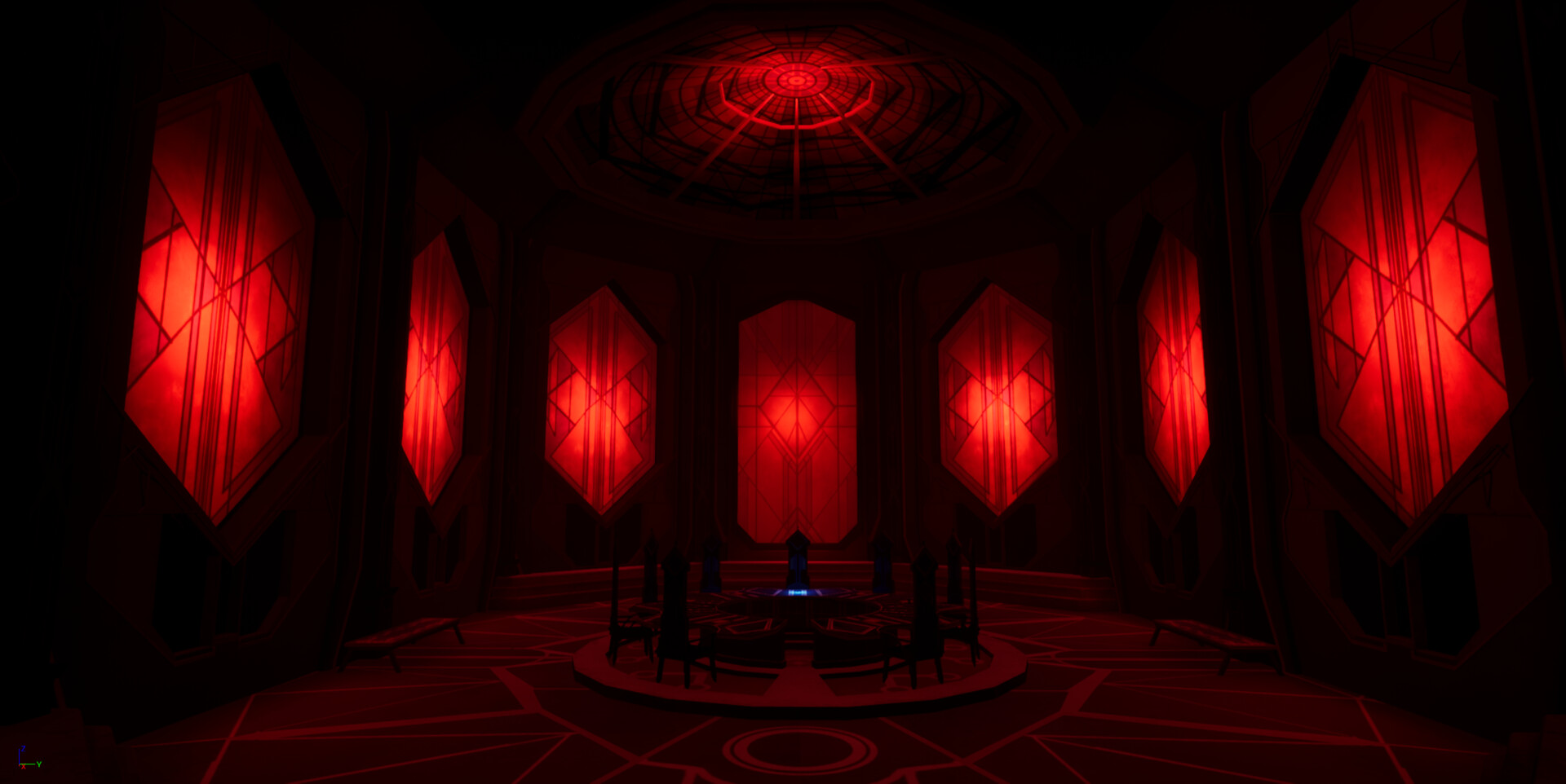 ArtStation - Arcane Council Room (Year 2 Tri2 Uni Project)
