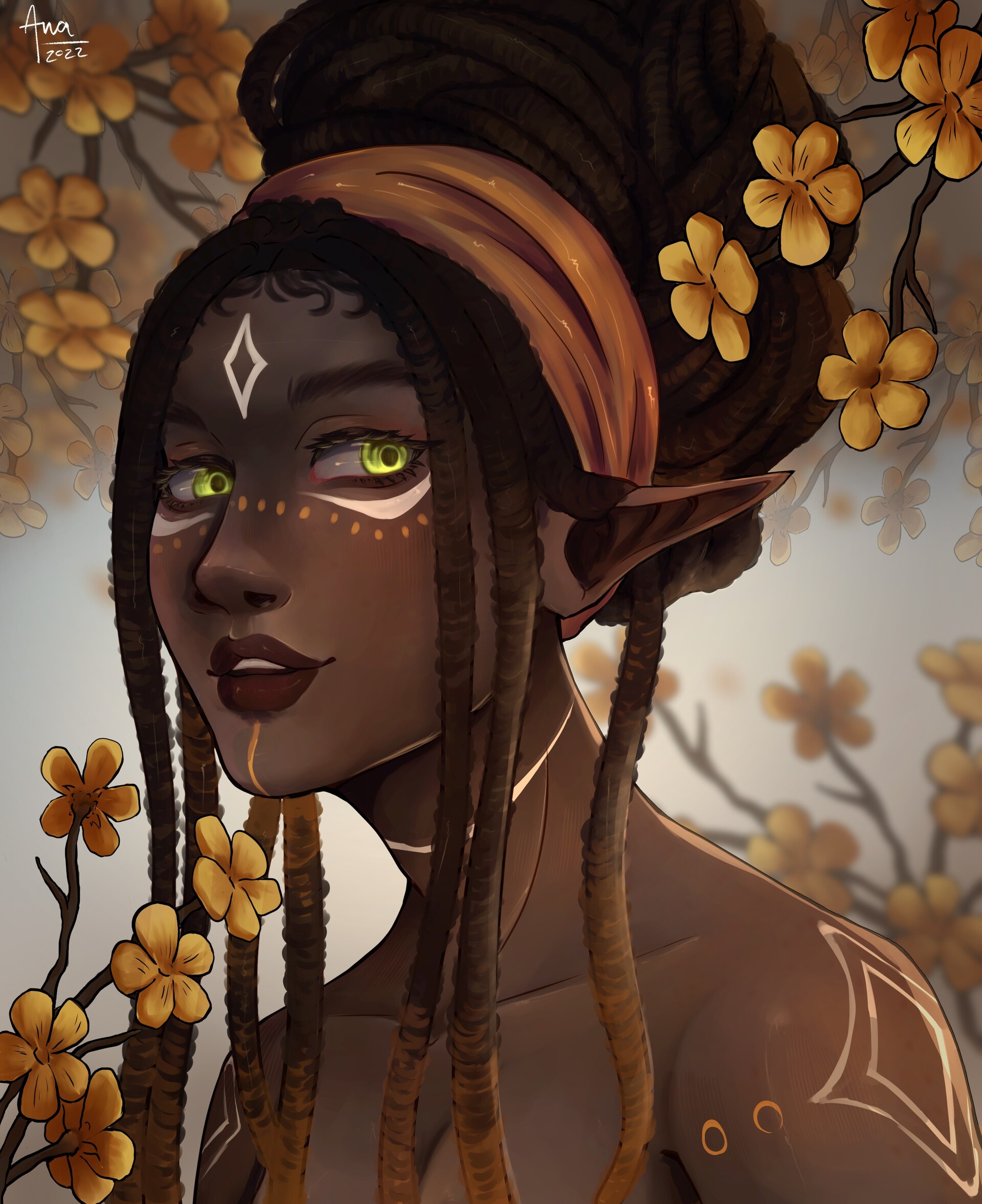 ArtStation - Flower elf