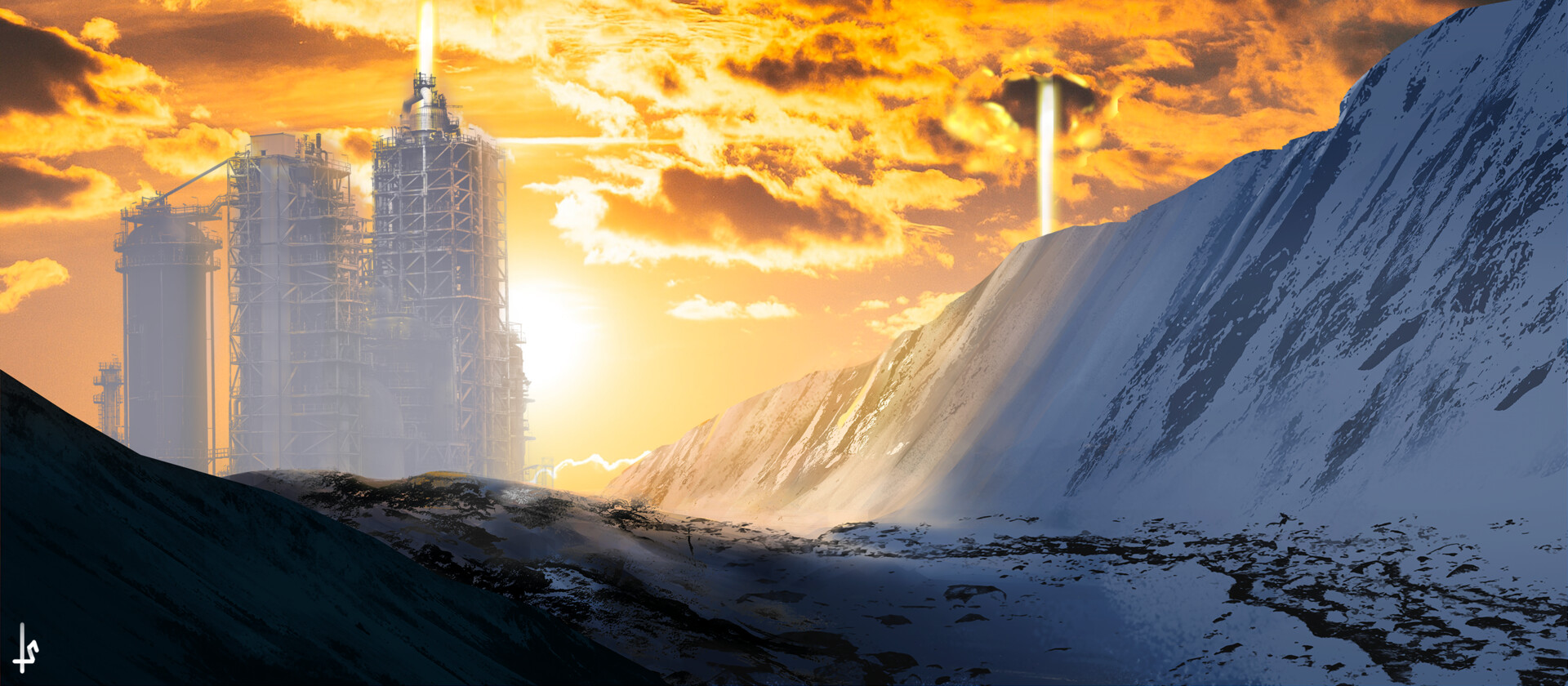 ArtStation - Snow factory