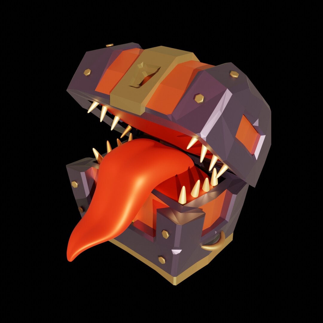 ArtStation - scary chest