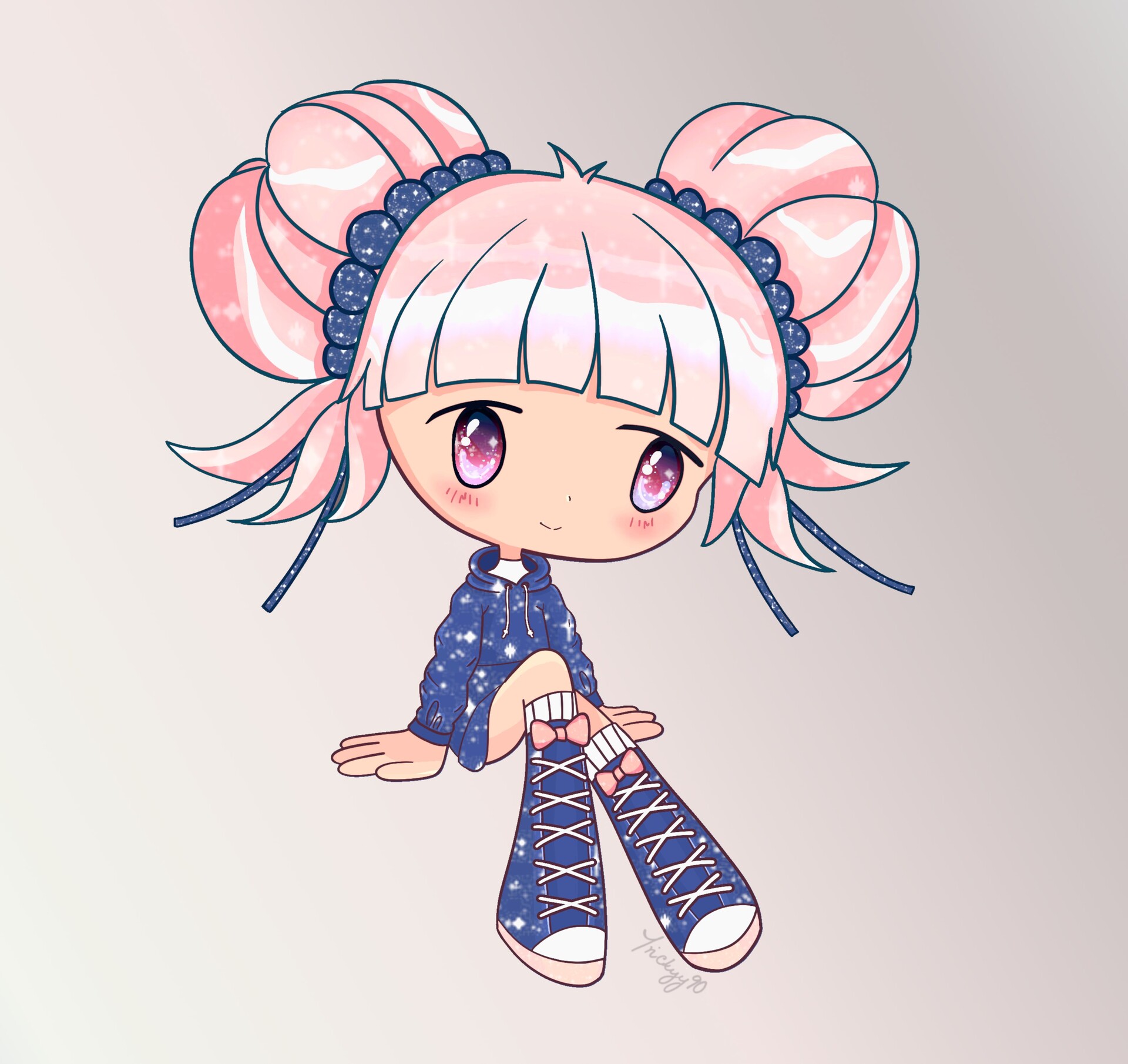 ArtStation - Pink Chibi