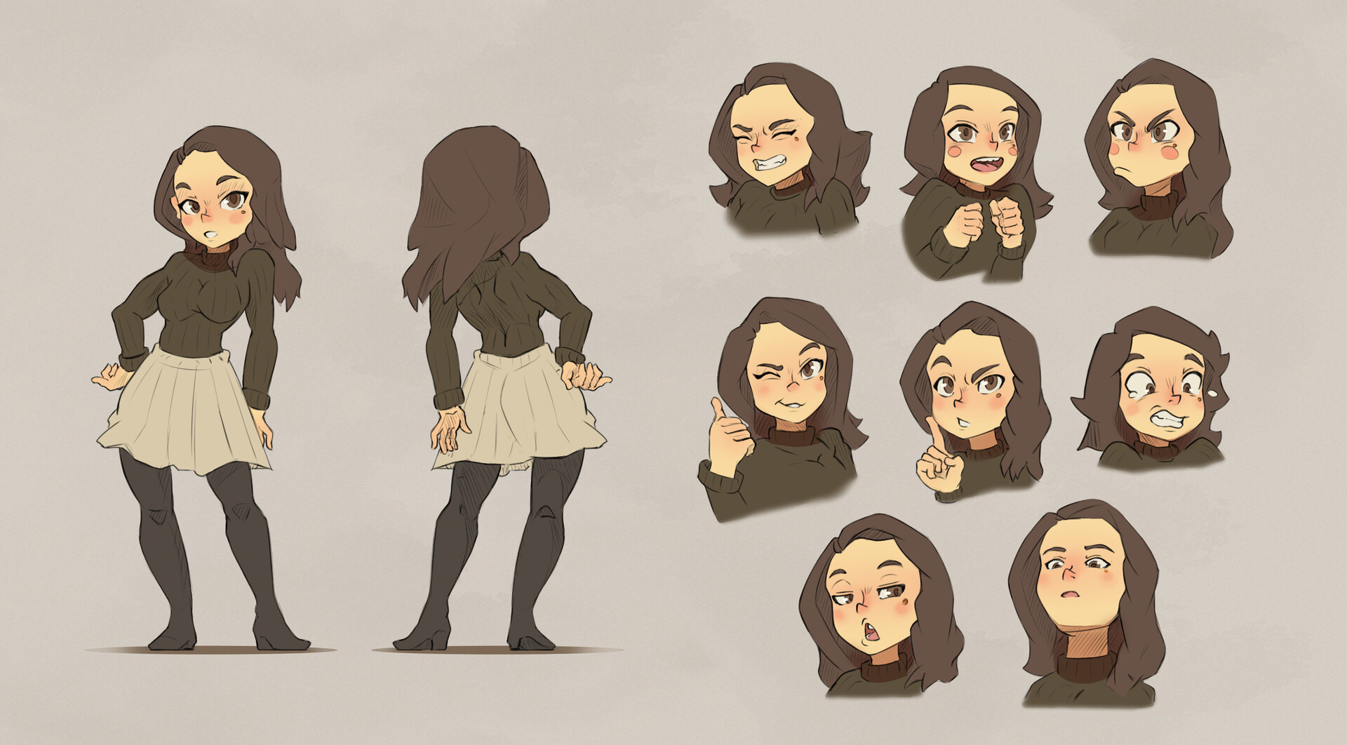 ArtStation - Yuko Character