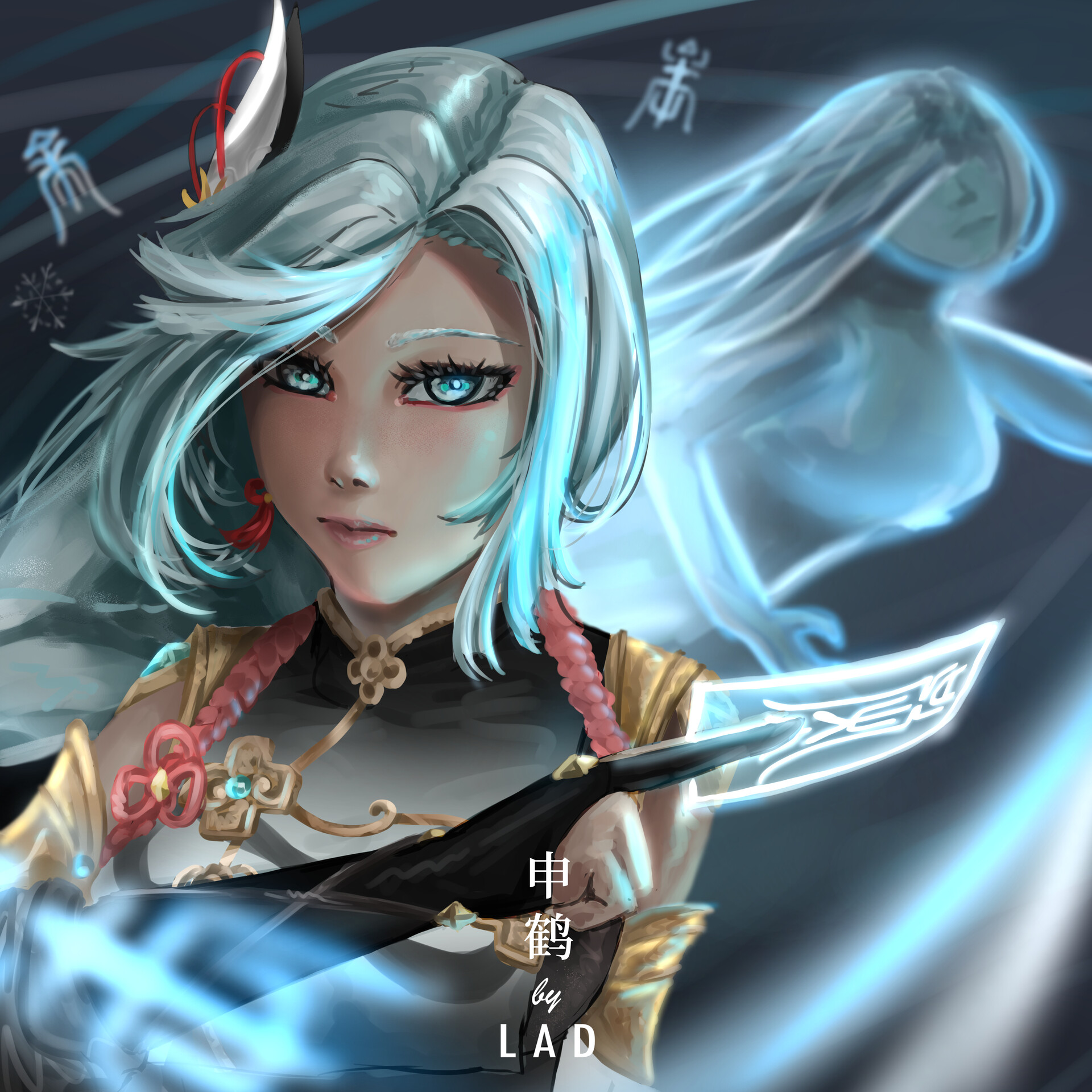 ArtStation - 申鹤 Shenhe