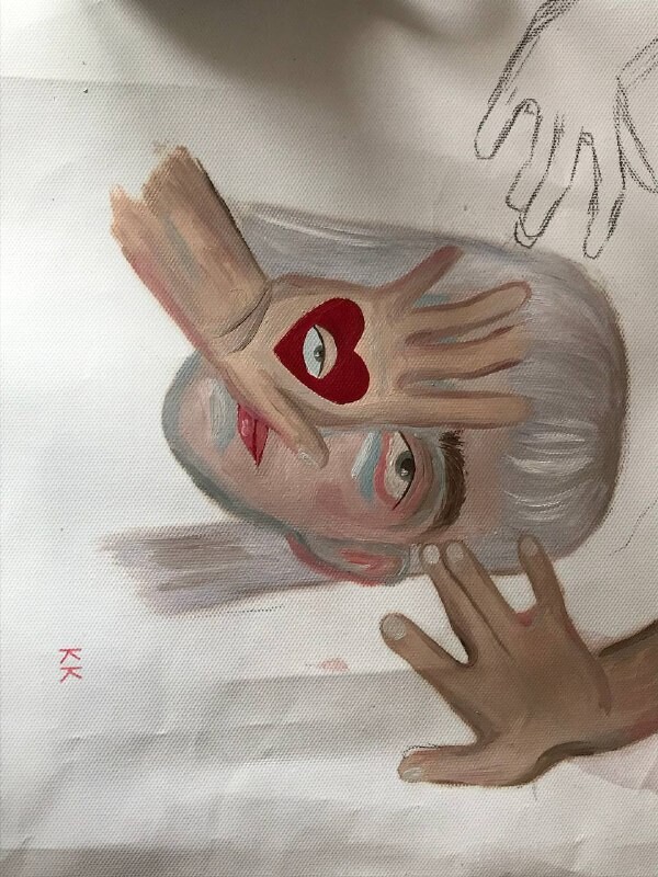 ArtStation - Portrait of my girlfriend