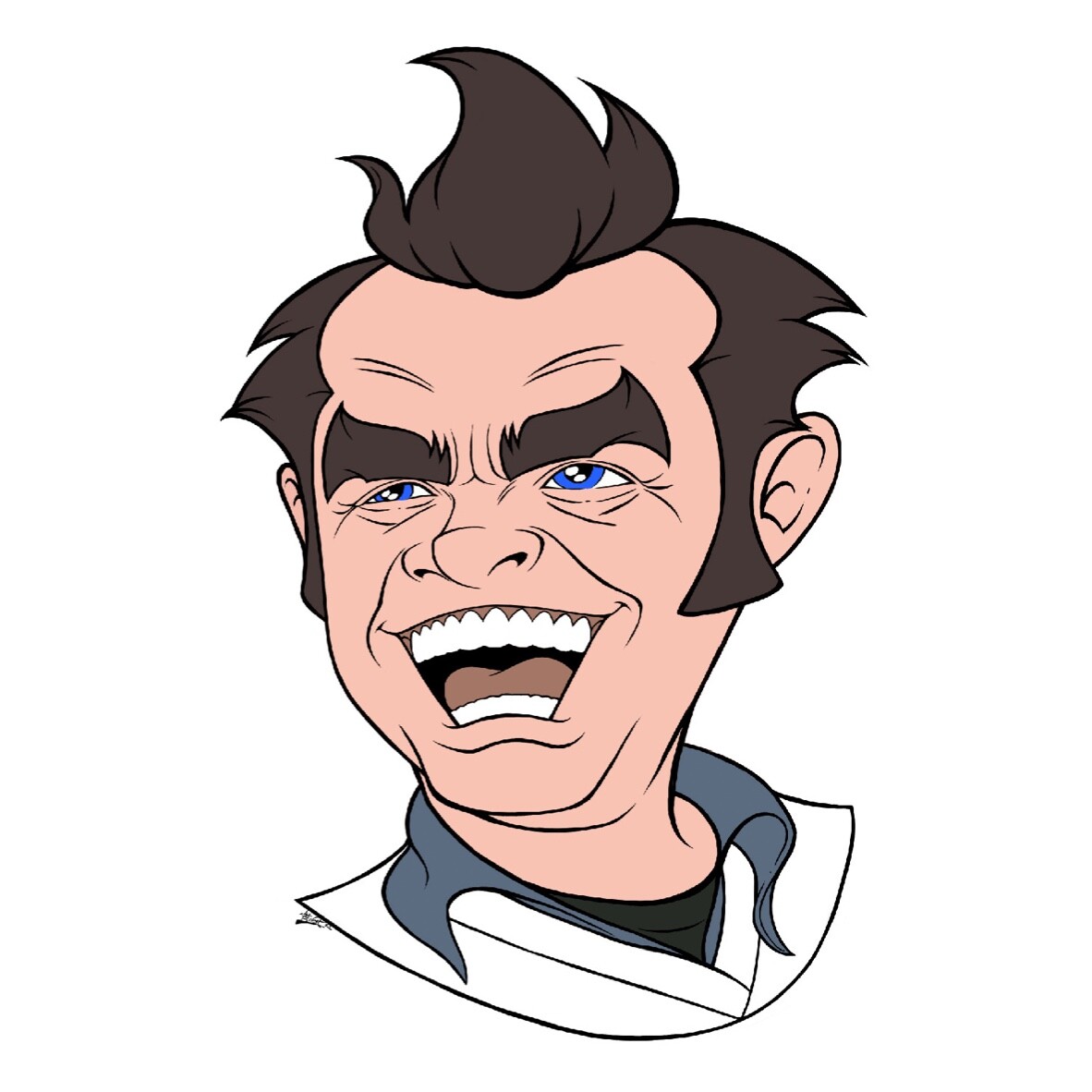 ArtStation - Jack Nicholson as RP McMurphy from One Flew Over The ...