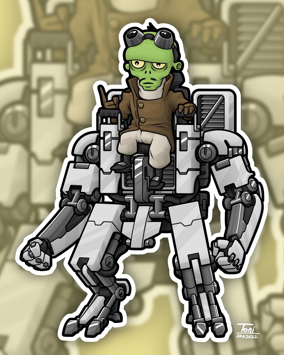 ArtStation - Alien mech