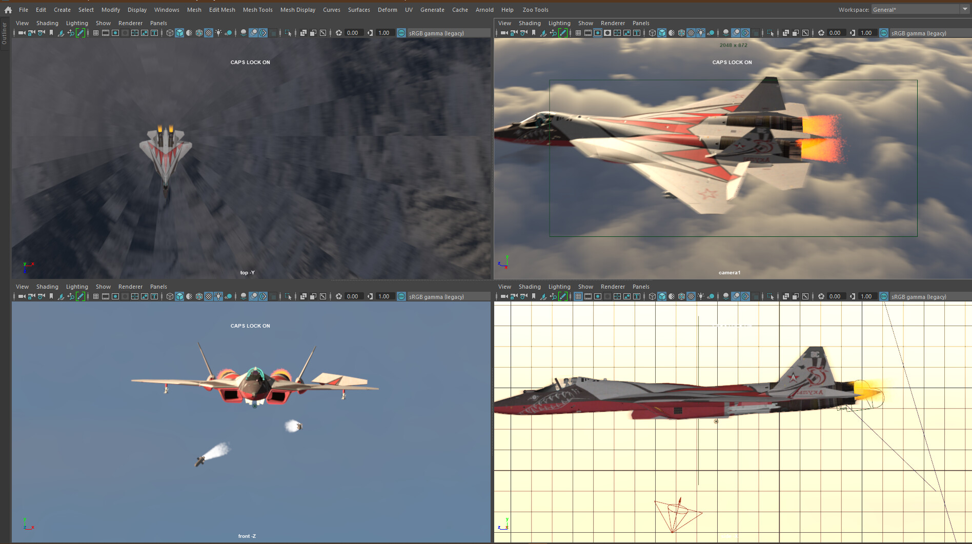 Alan Sebastian - MAYA DYNAMICS SCREENSHOTS