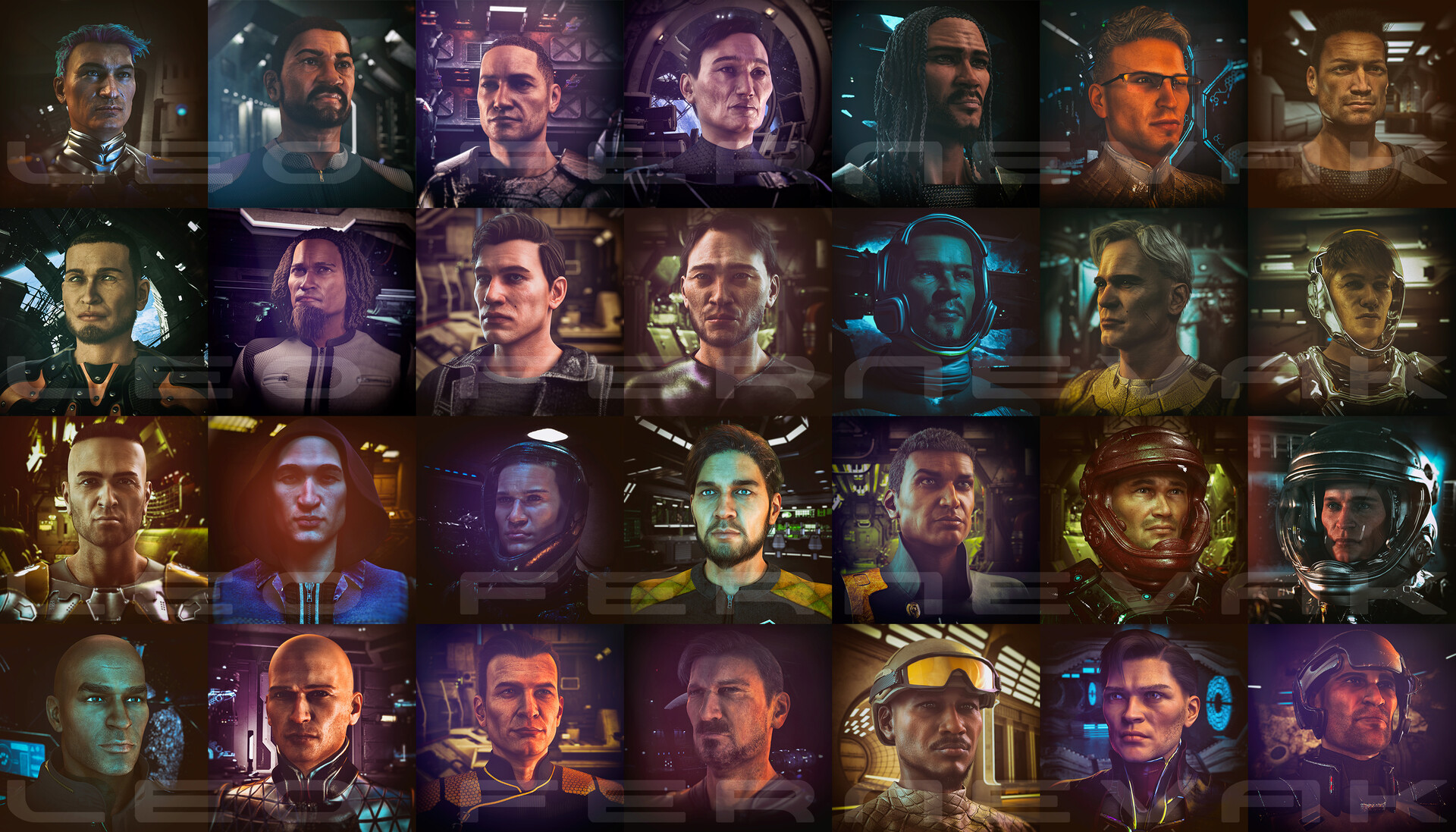 ArtStation - Scifi Character Portraits