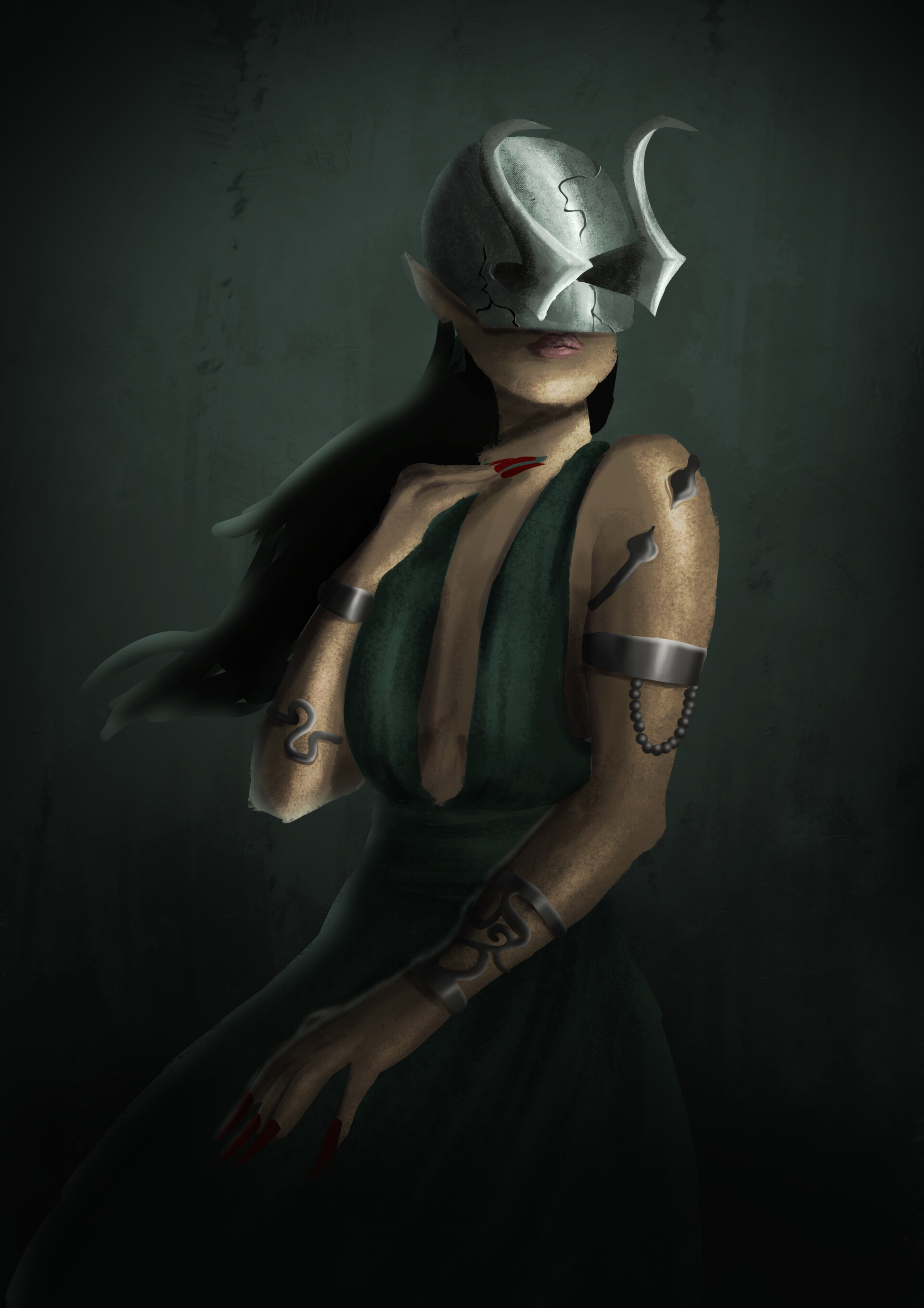 ArtStation - Masked Lady