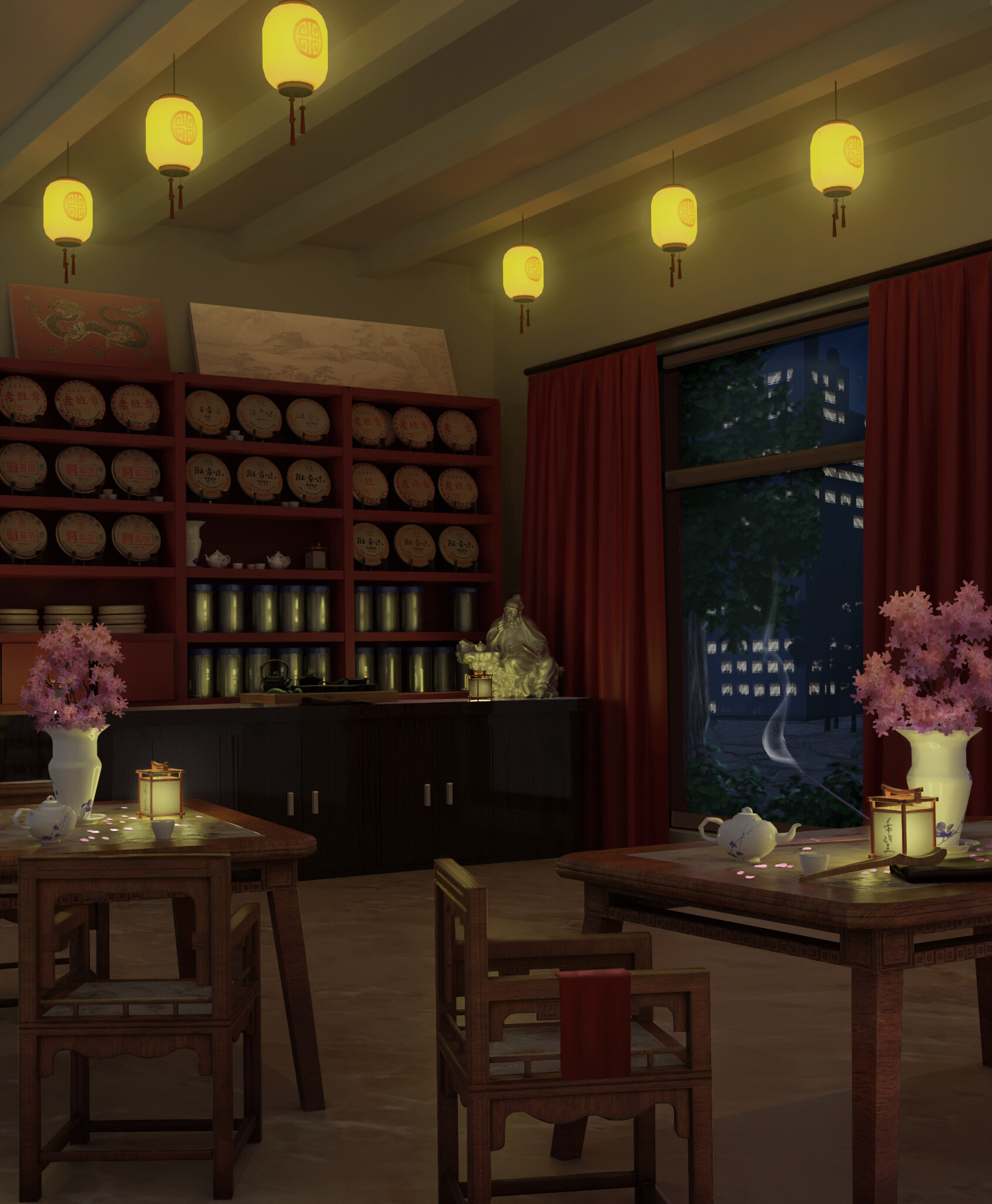 ArtStation - Tea shop