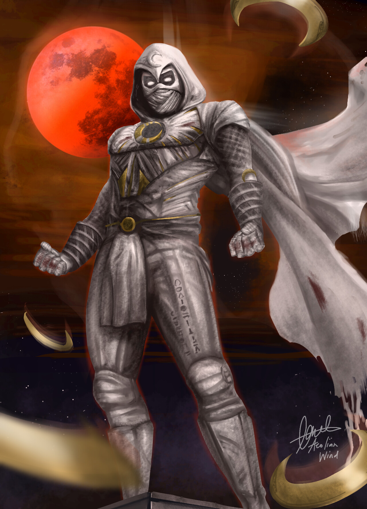 ArtStation - Embrace The Chaos (Moon Knight)