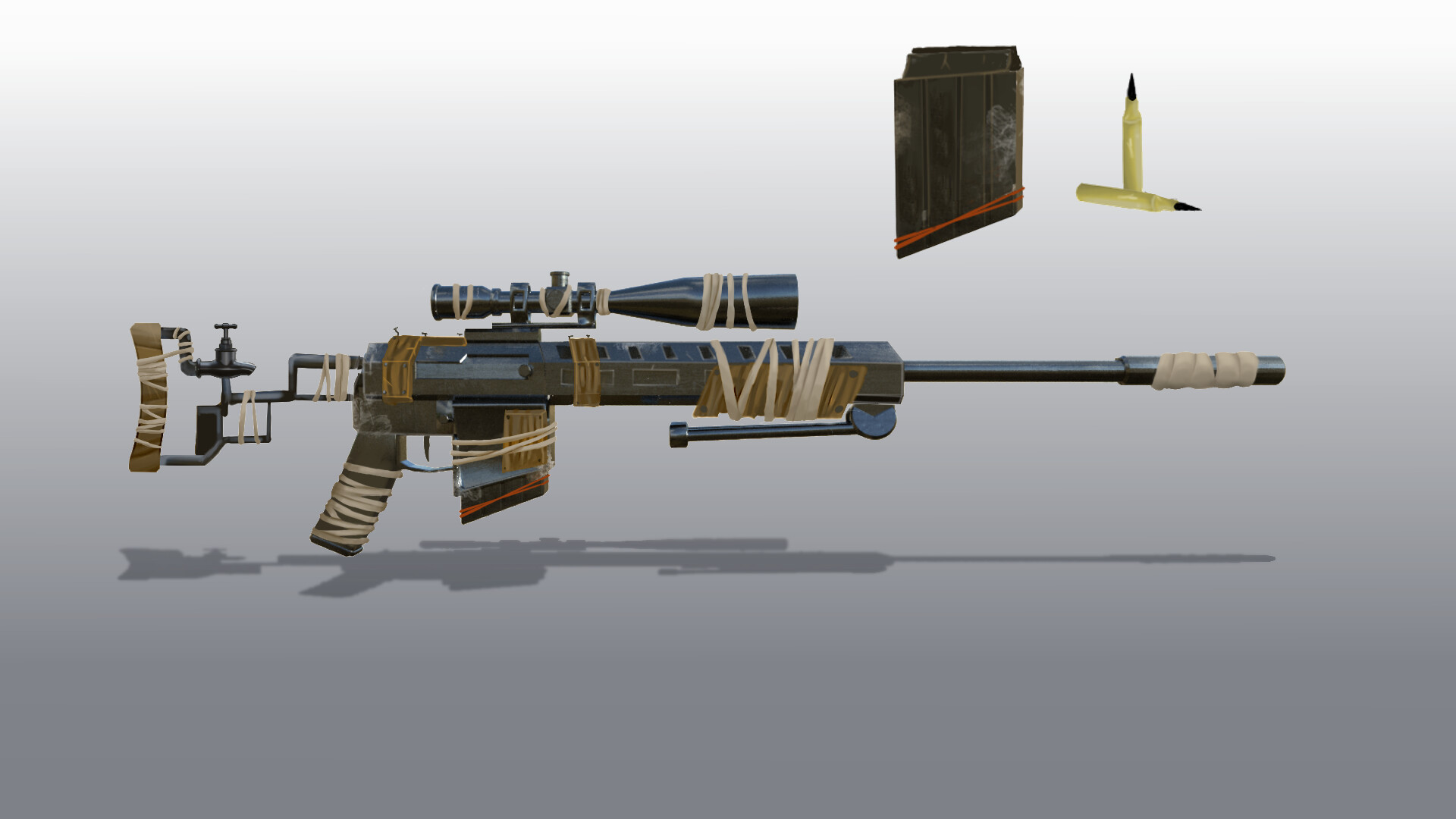 ArtStation - Apocalyptic rifle