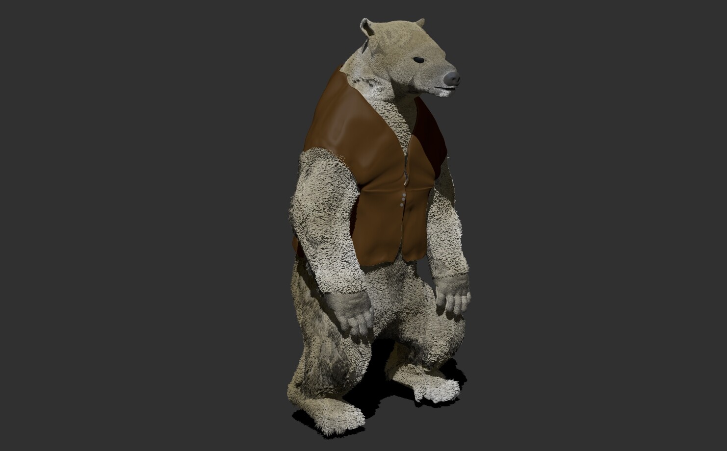 ArtStation - Advanced 3d modelling project - Polar Bear.
