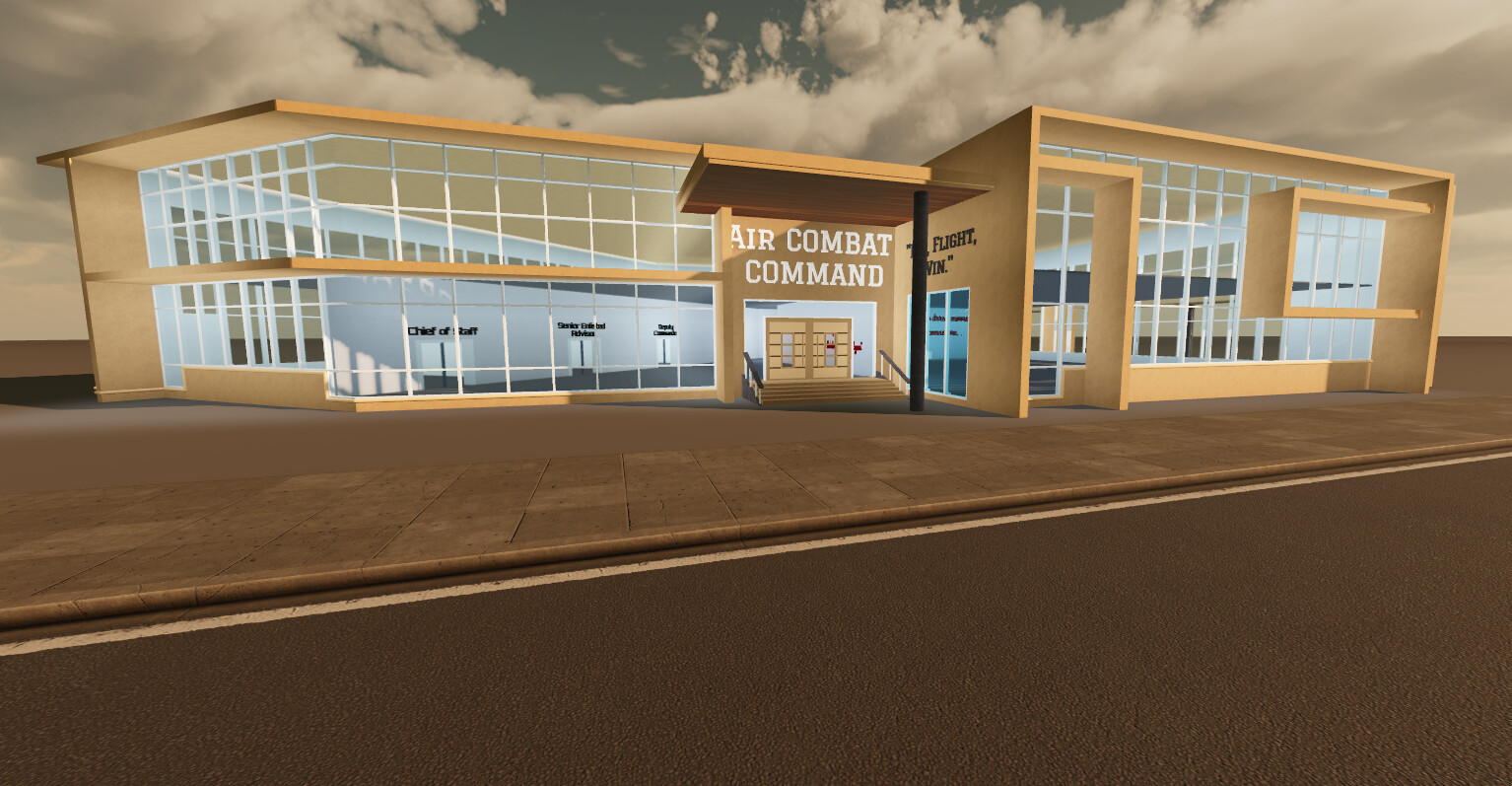 ArtStation - USAF DEVELOPMENT - AIR COMBAT COMMAND BUILDING