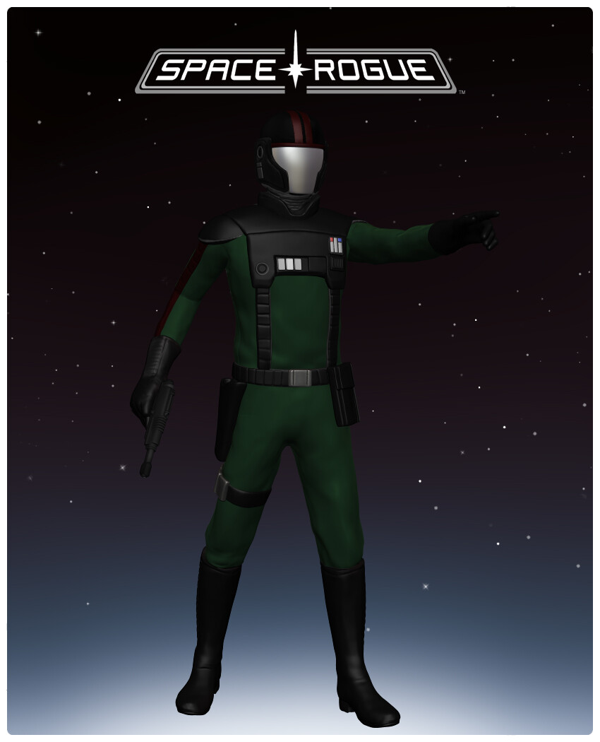 ArtStation - Space Rogue: Character concept 'Unknown'