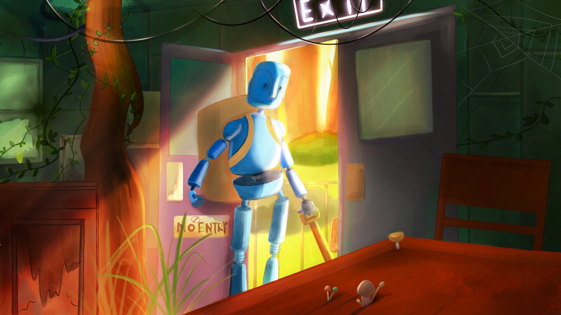 ArtStation - Robots in the apocalypse