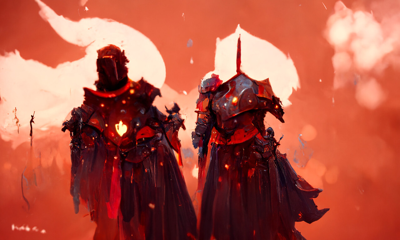 wenbo cui - Crucible Knights—Elden Ring Fanart