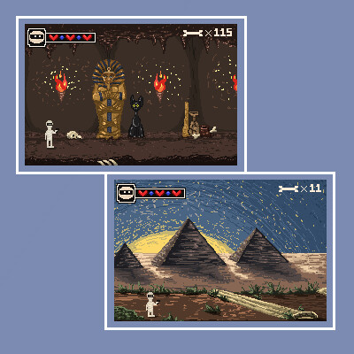 ArtStation - Mummy Pixel Art Concept