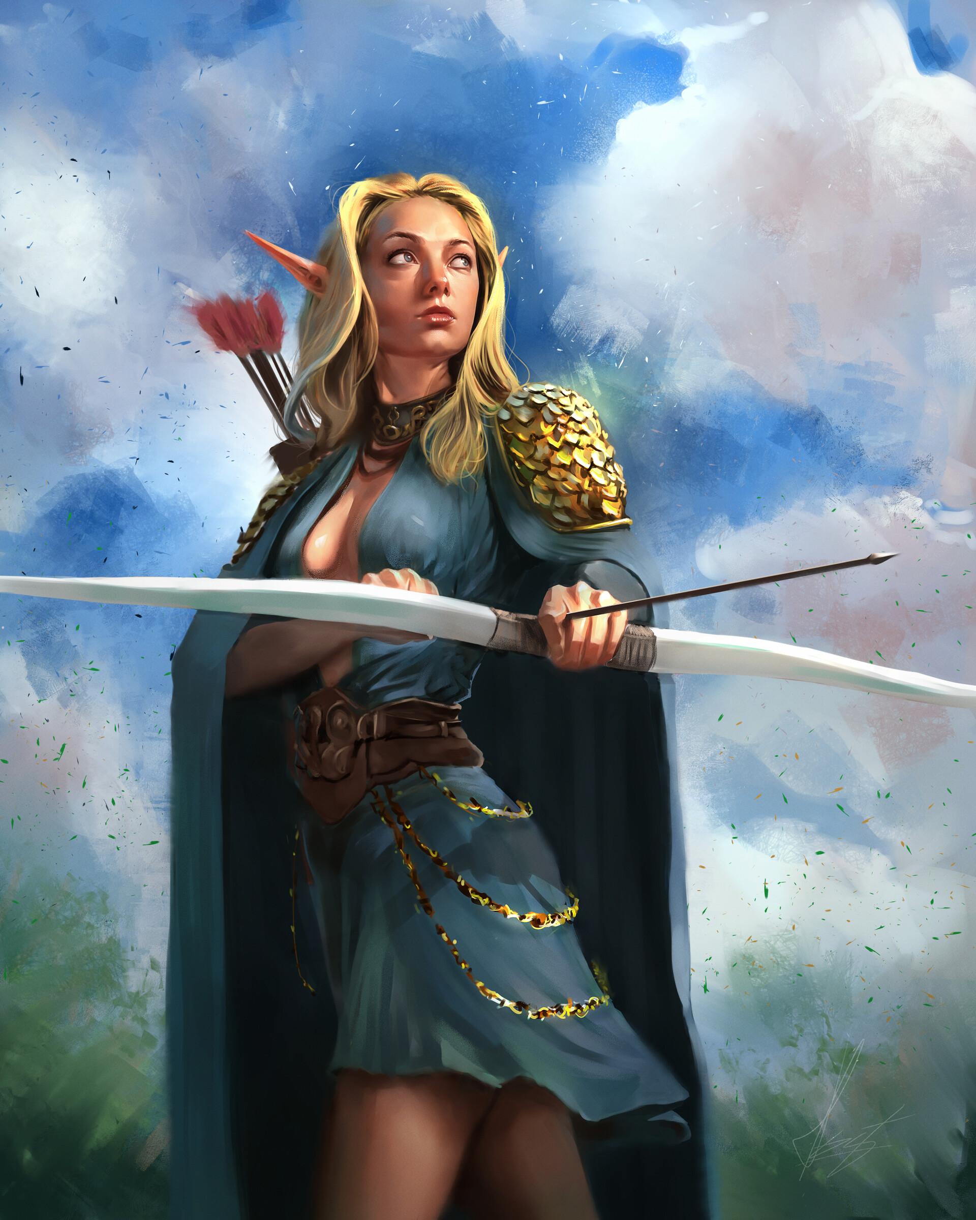 ArtStation - High elf archer