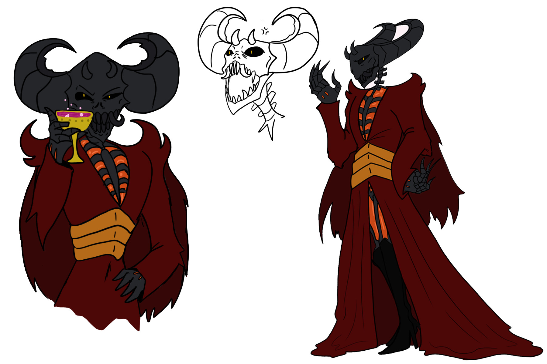 ArtStation - Nightmare City - Asmodeus Character Sheet