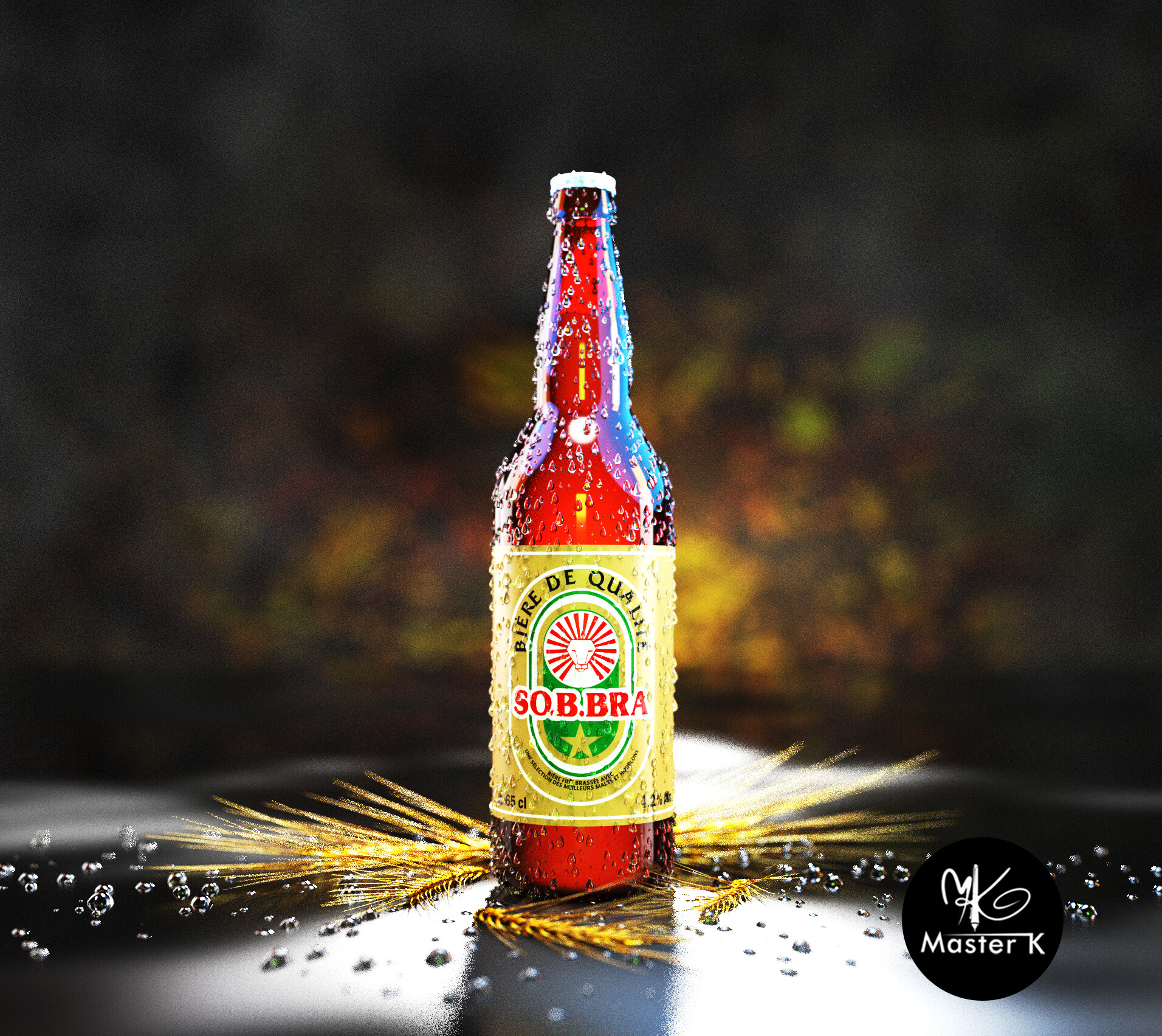 ArtStation - Bottle of beer