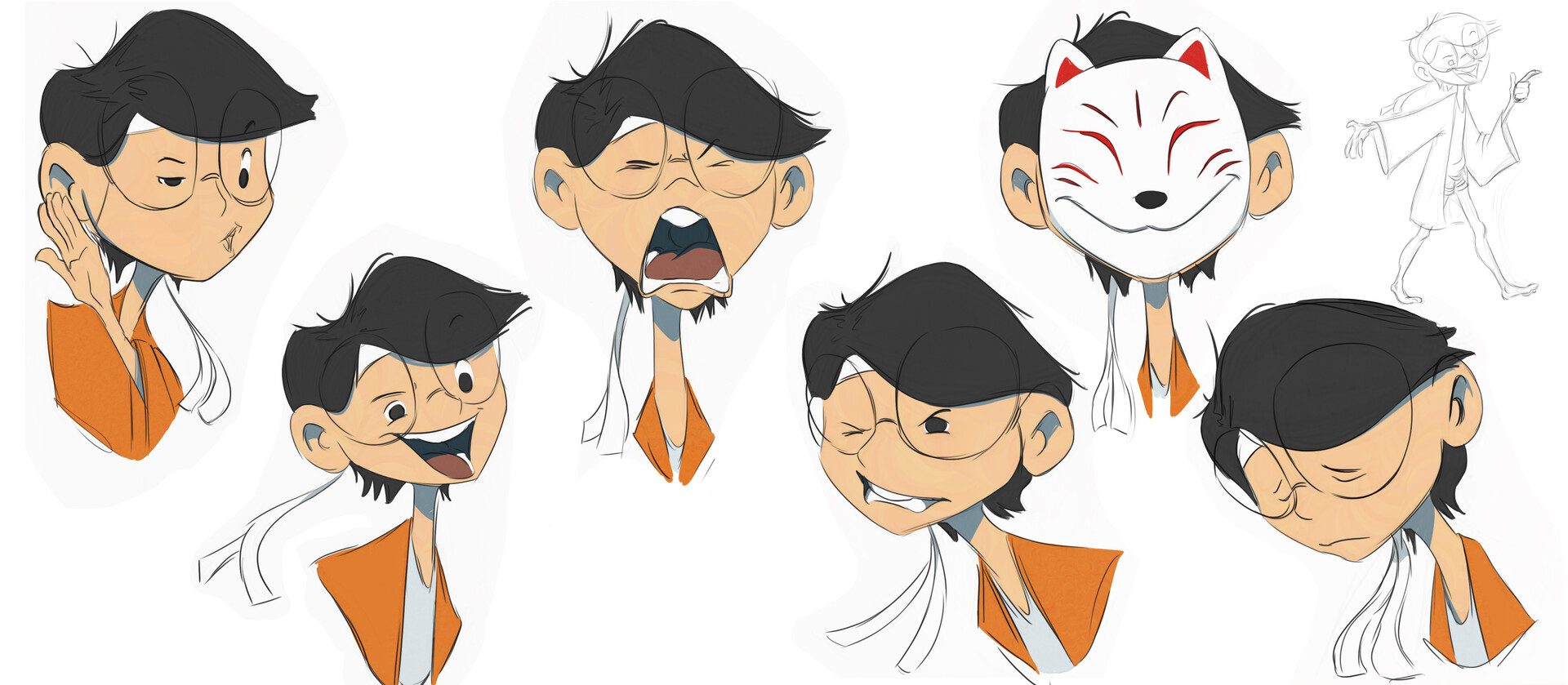 ArtStation - Character Expressions Sheet