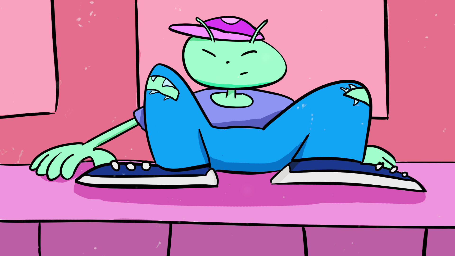 ArtStation - Alien in the street