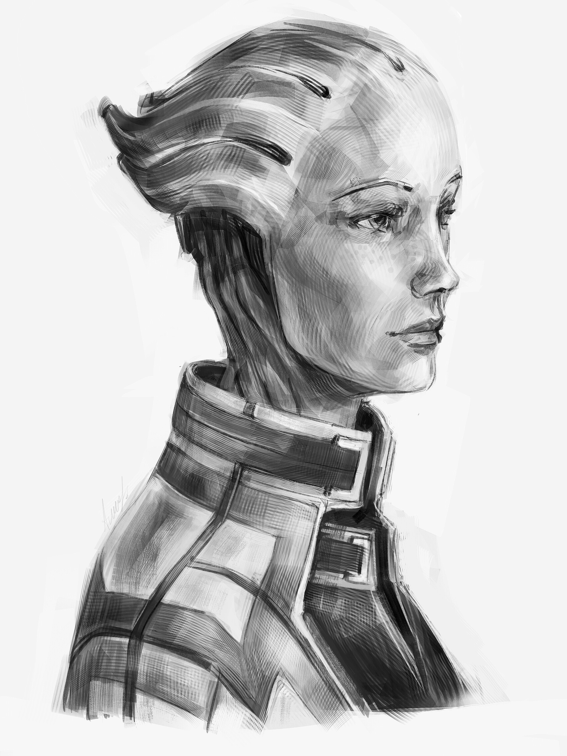 ArtStation - Liara Fan Art