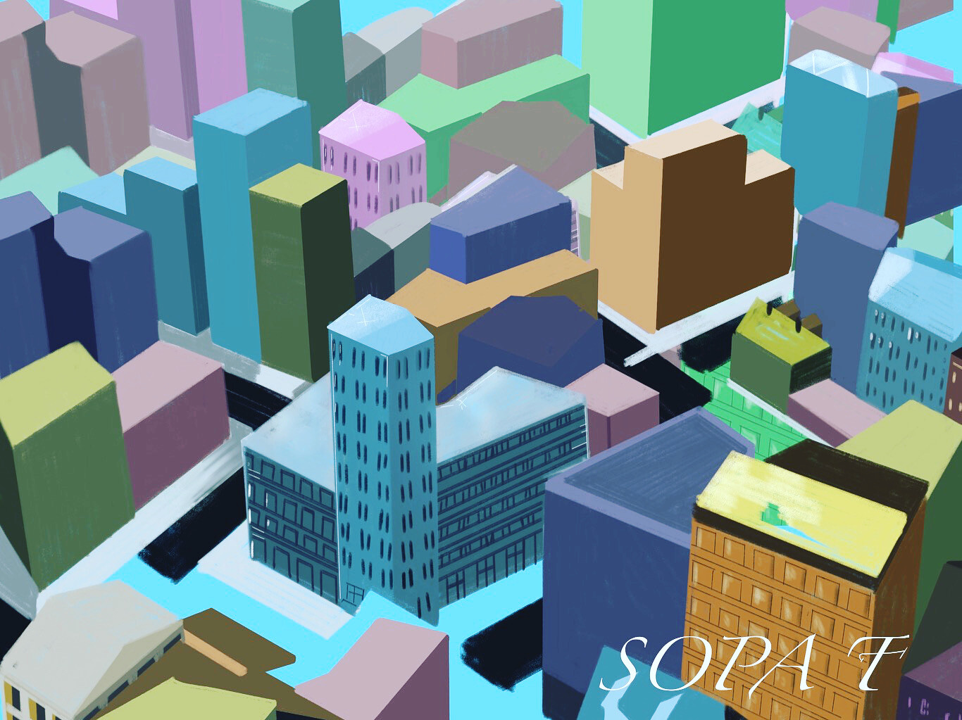 ArtStation - City blocks