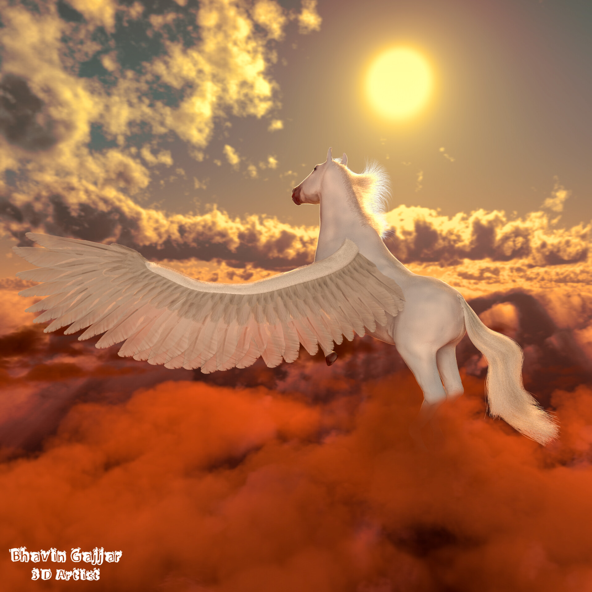 Real White Pegasus
