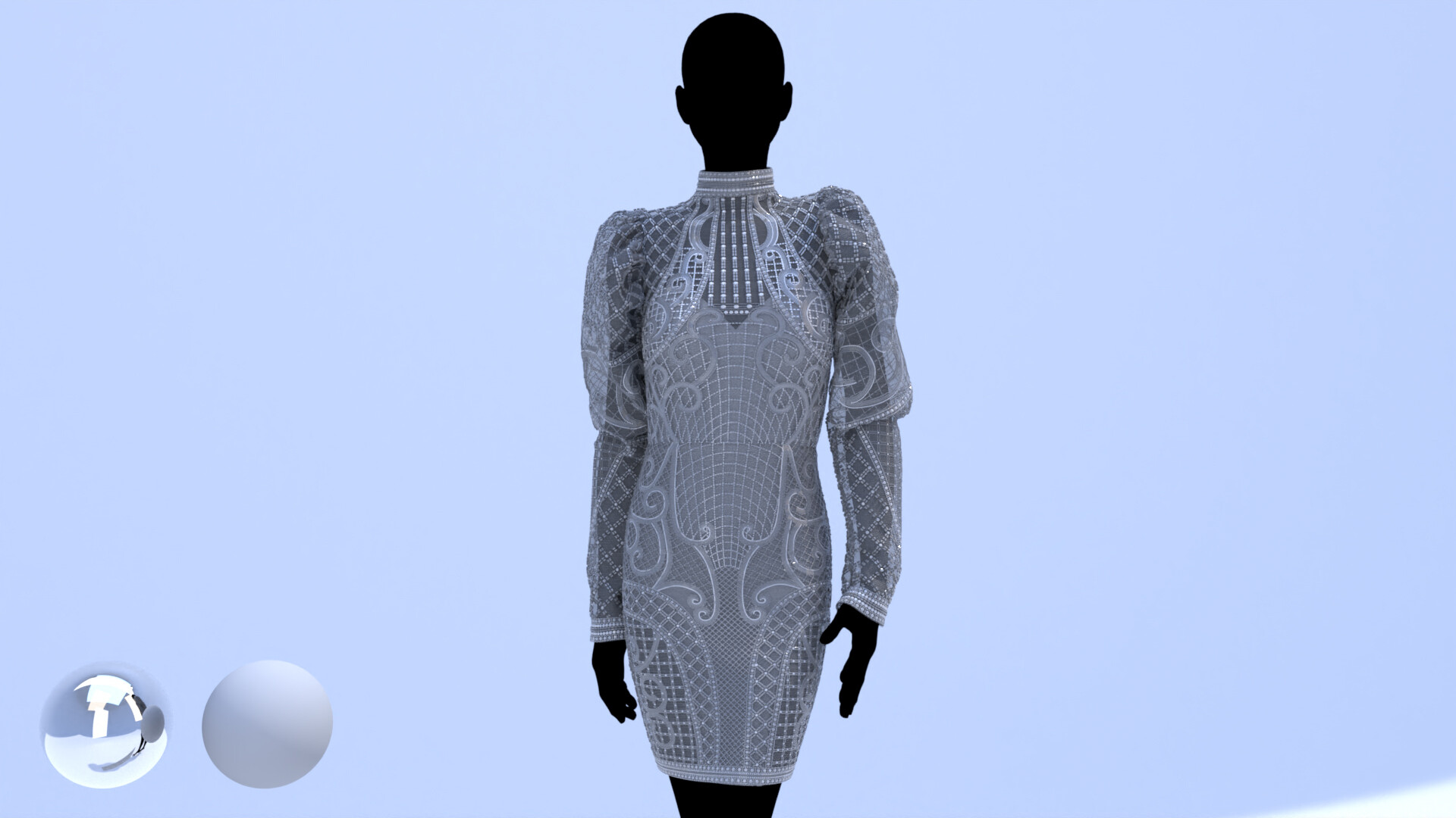 Chrysa Kipourou - Sequin Dress