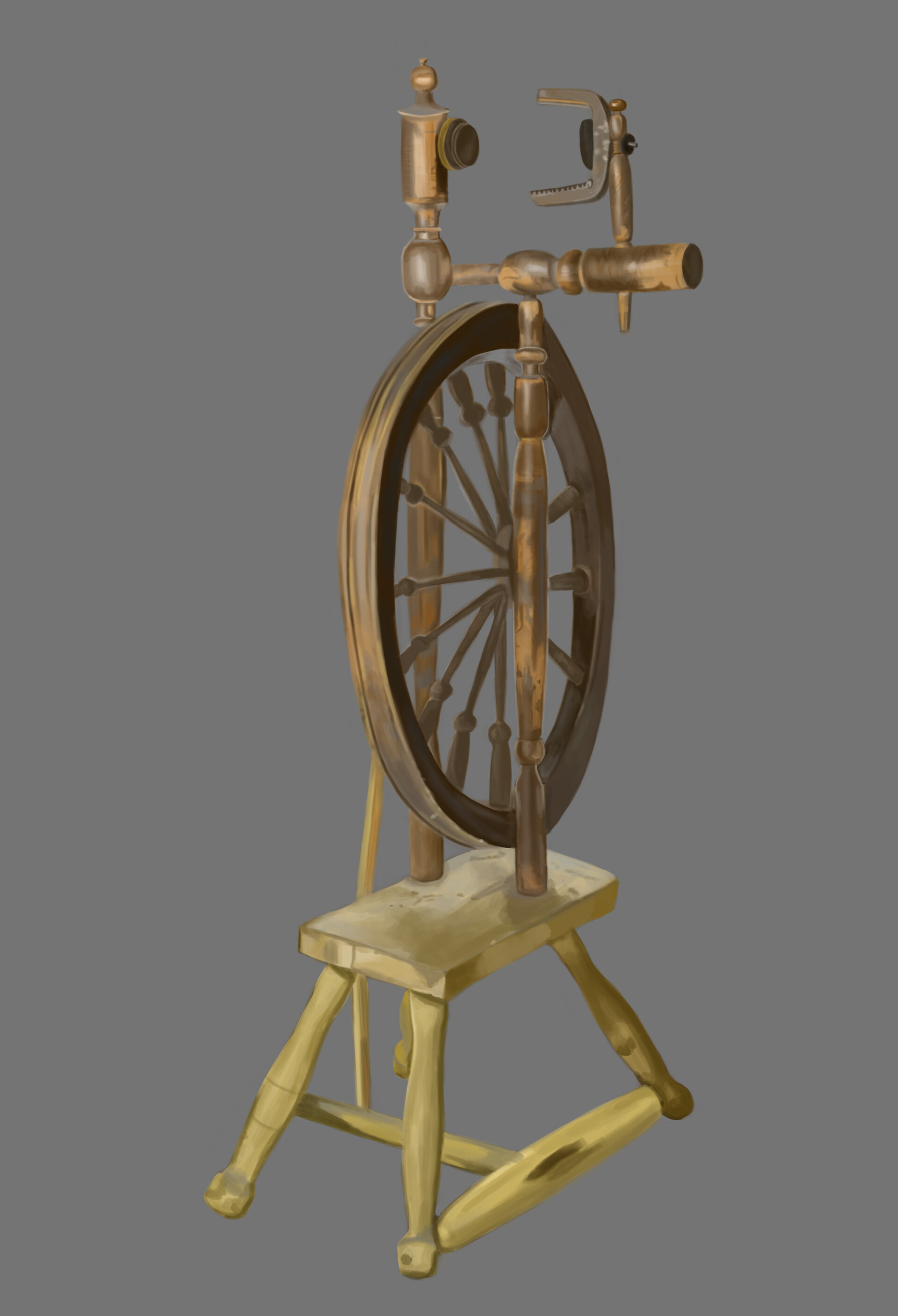 ArtStation - A spinning wheel