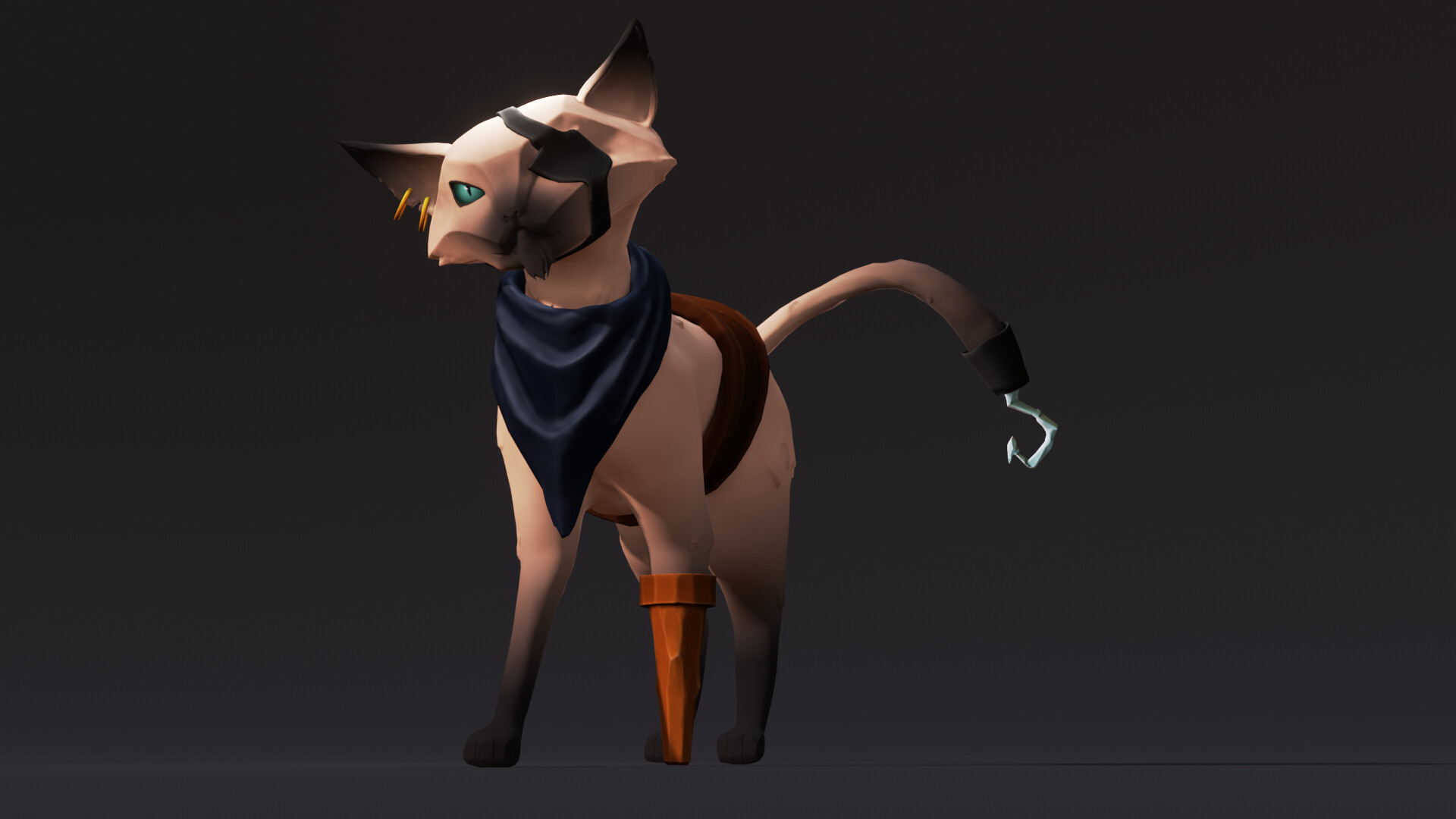 ArtStation - Jack, the pirate cat