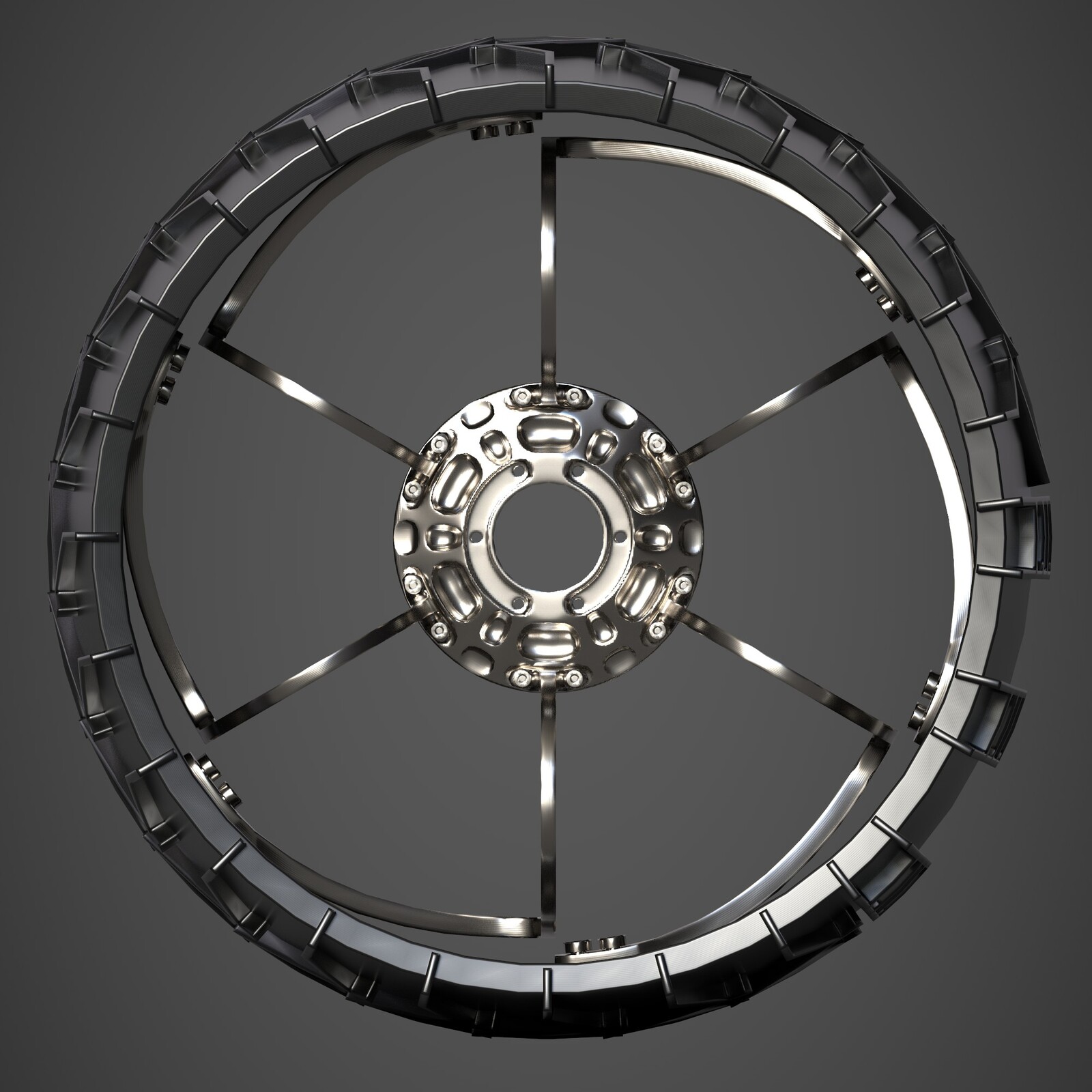 Michal Kapica - Curiosity Martian Rover Wheel