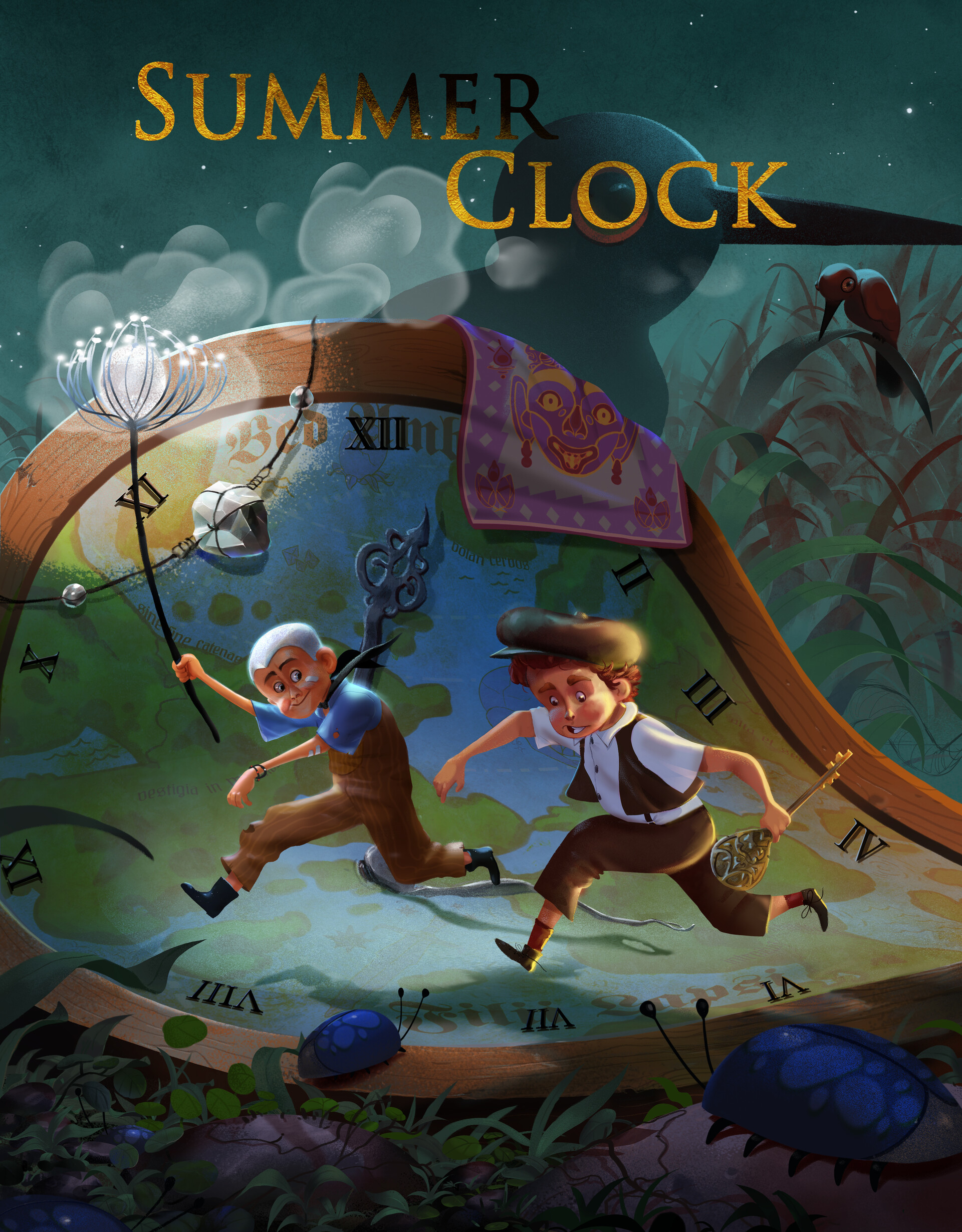 ArtStation - Summer Clock