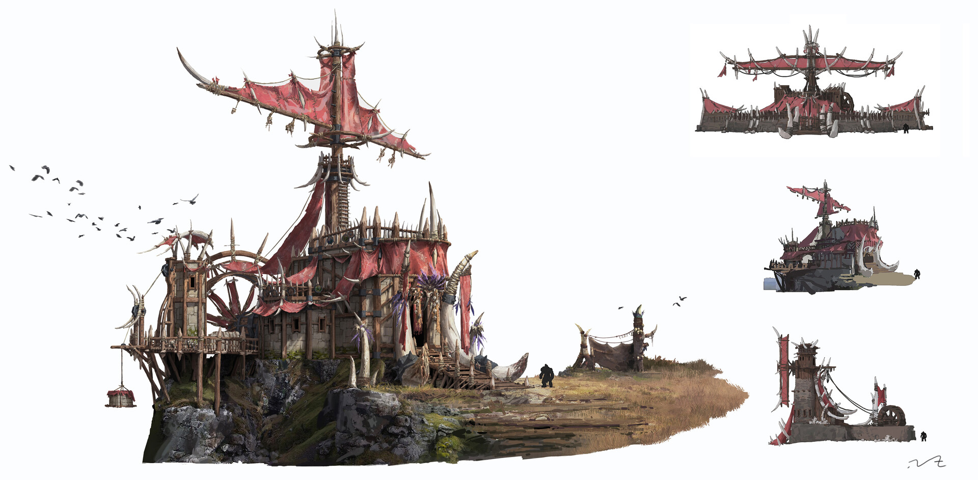 ArtStation - Orc architecture