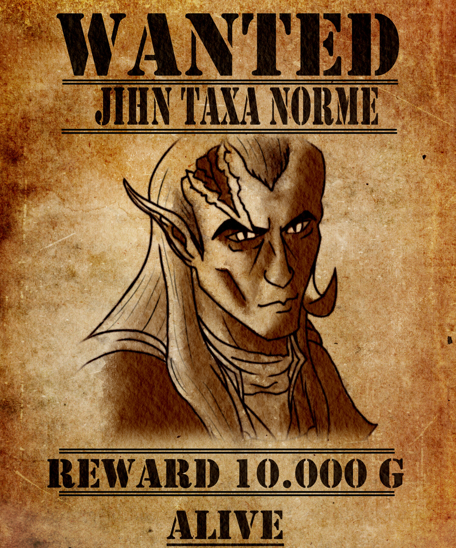 ArtStation - Wanted Poster