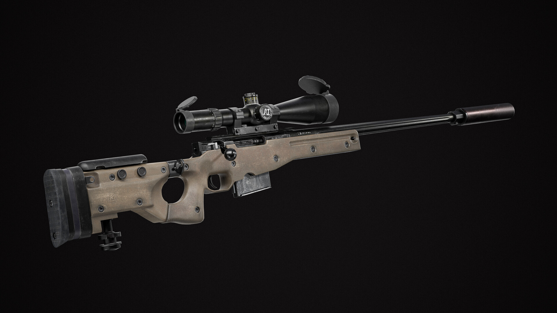 ArtStation L115A3 Sniper Rifle, 50% OFF